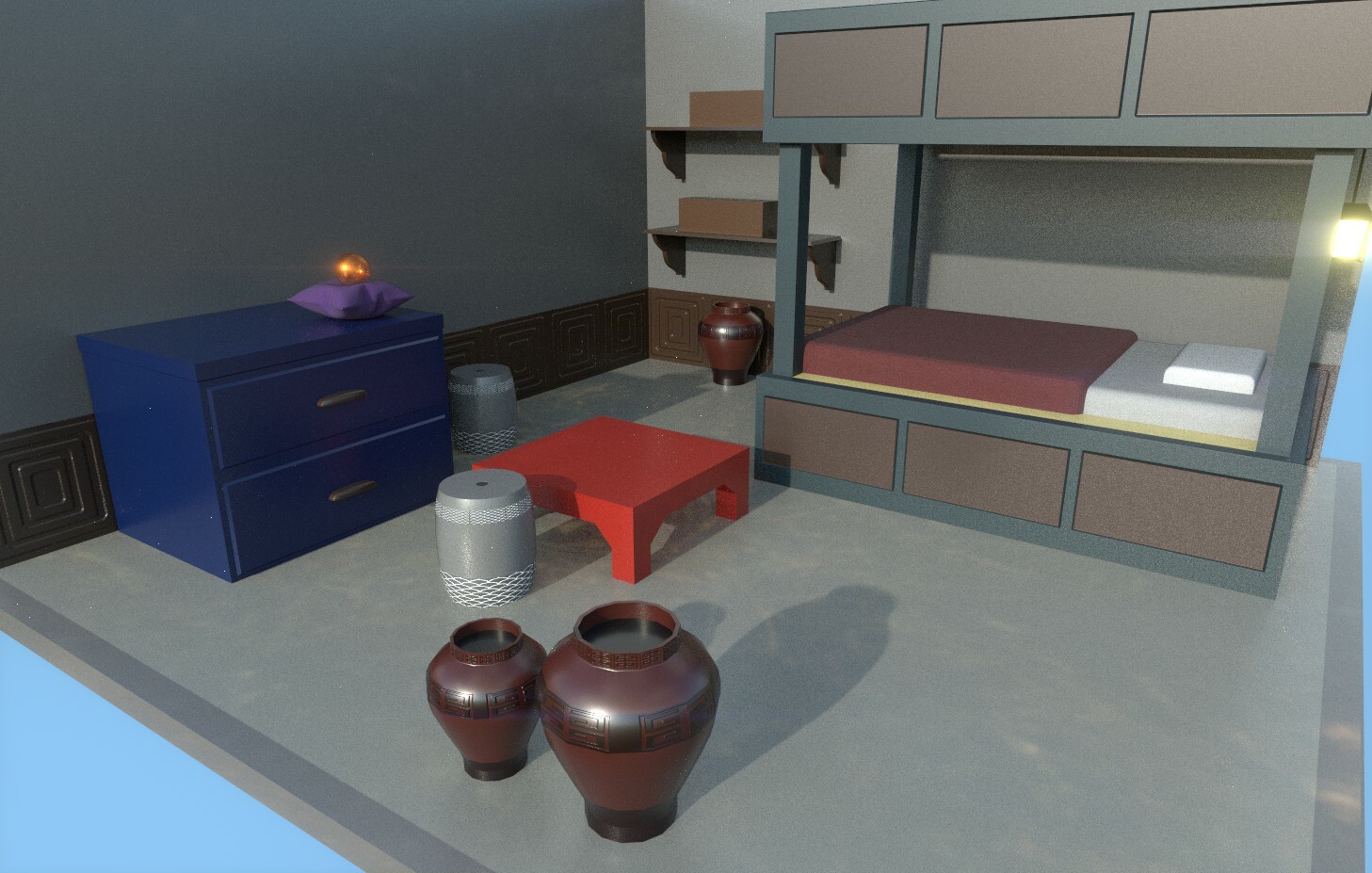 Aaron E. Conner - Dragon Ball - Grandpa Gohan House Diorama