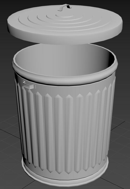ArtStation - Garbage Can