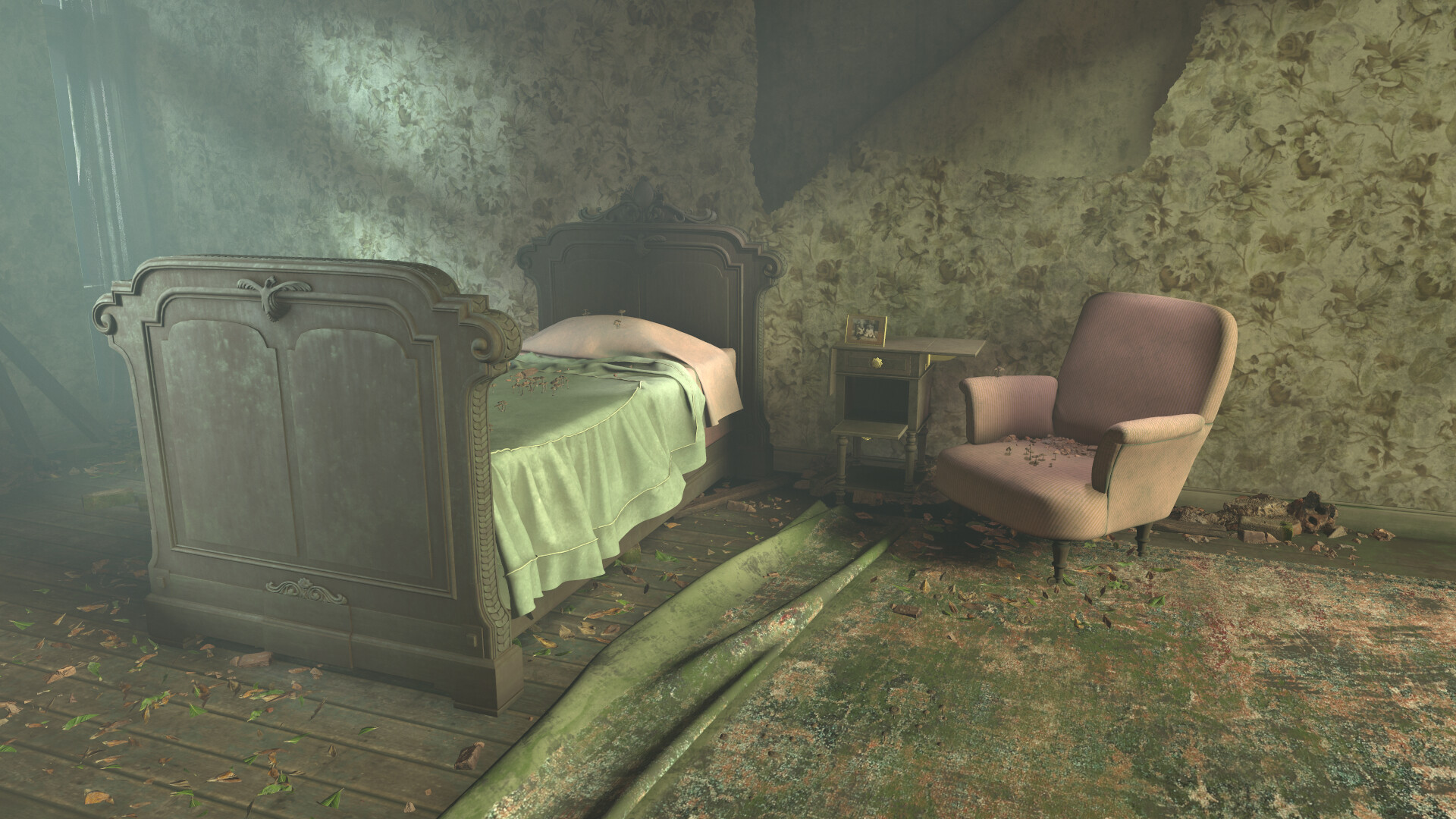 ArtStation - Abandoned Room (revisited)