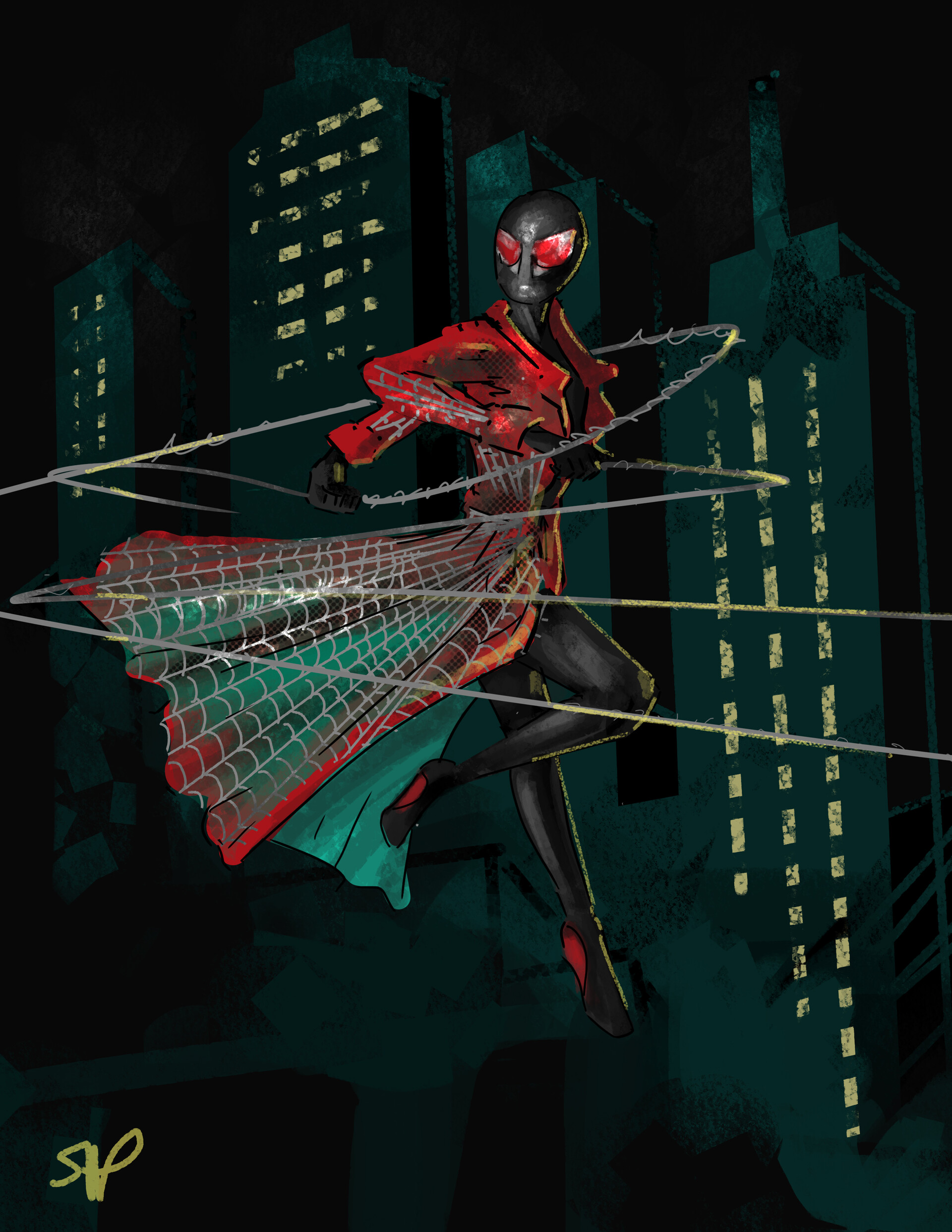 ArtStation - Spidersona, Spiderwoman character