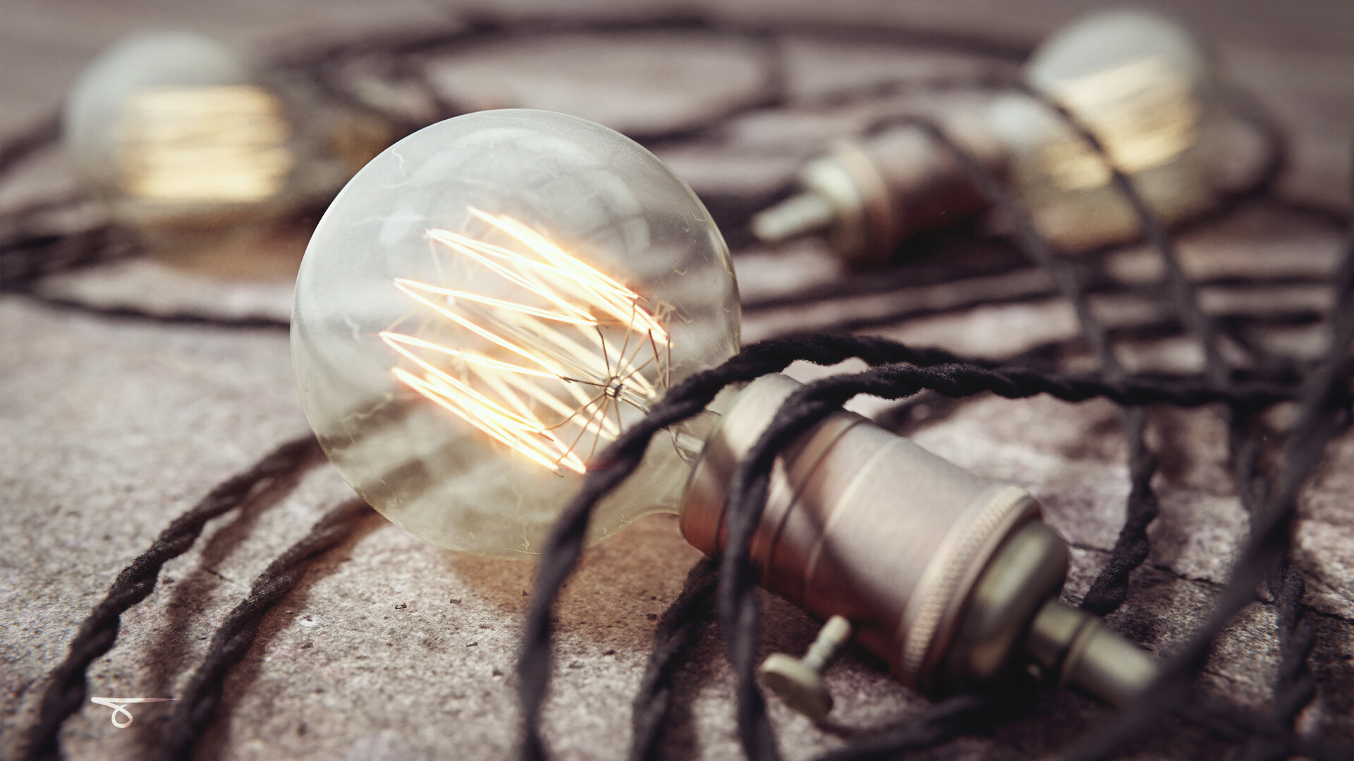 ArtStation - Light Bulbs | Still Life