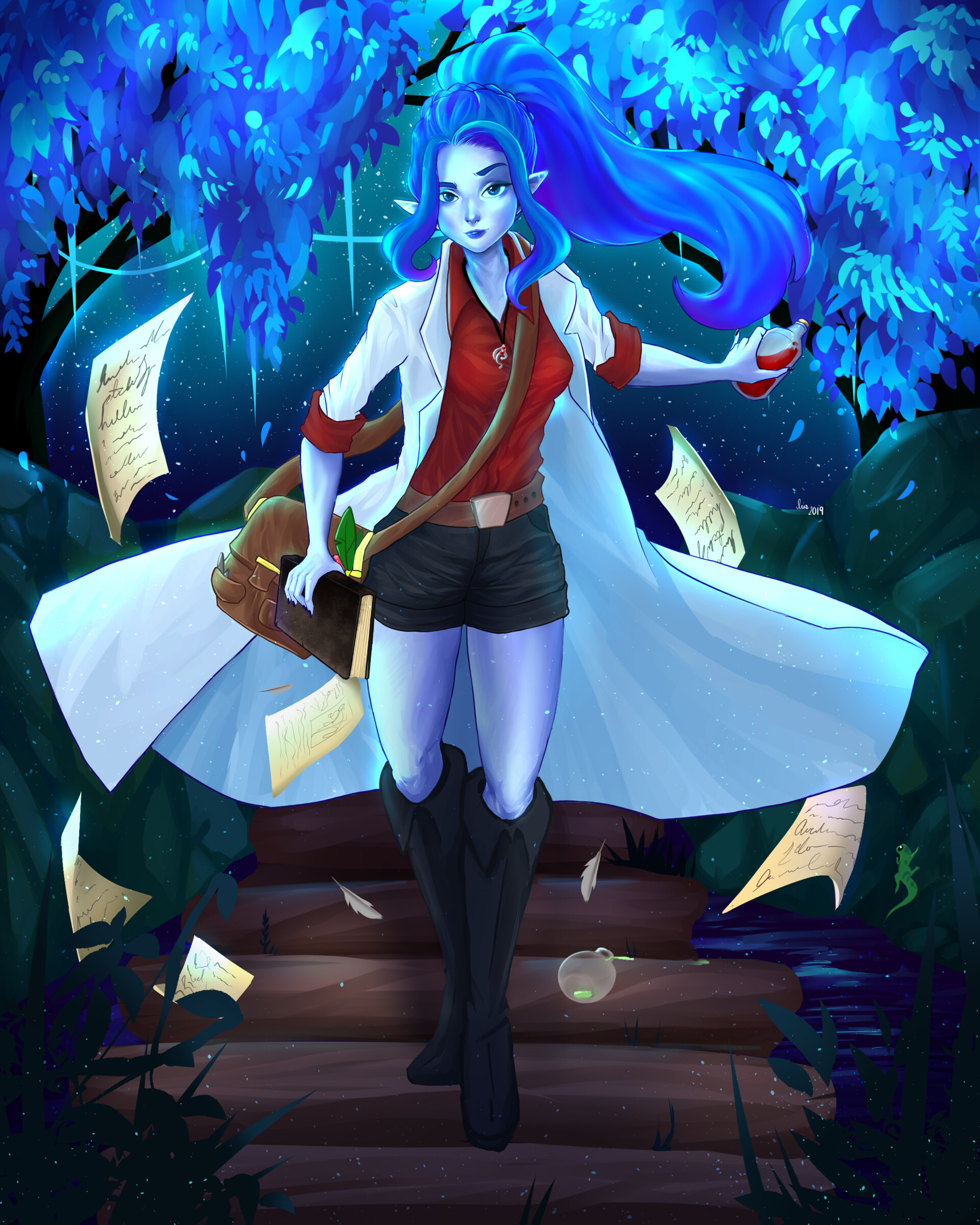 ArtStation - Ana the Sea Elf