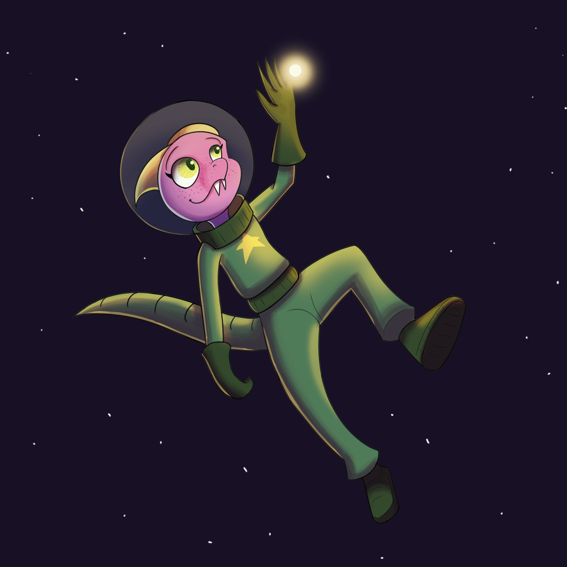 ArtStation - Luna in Space