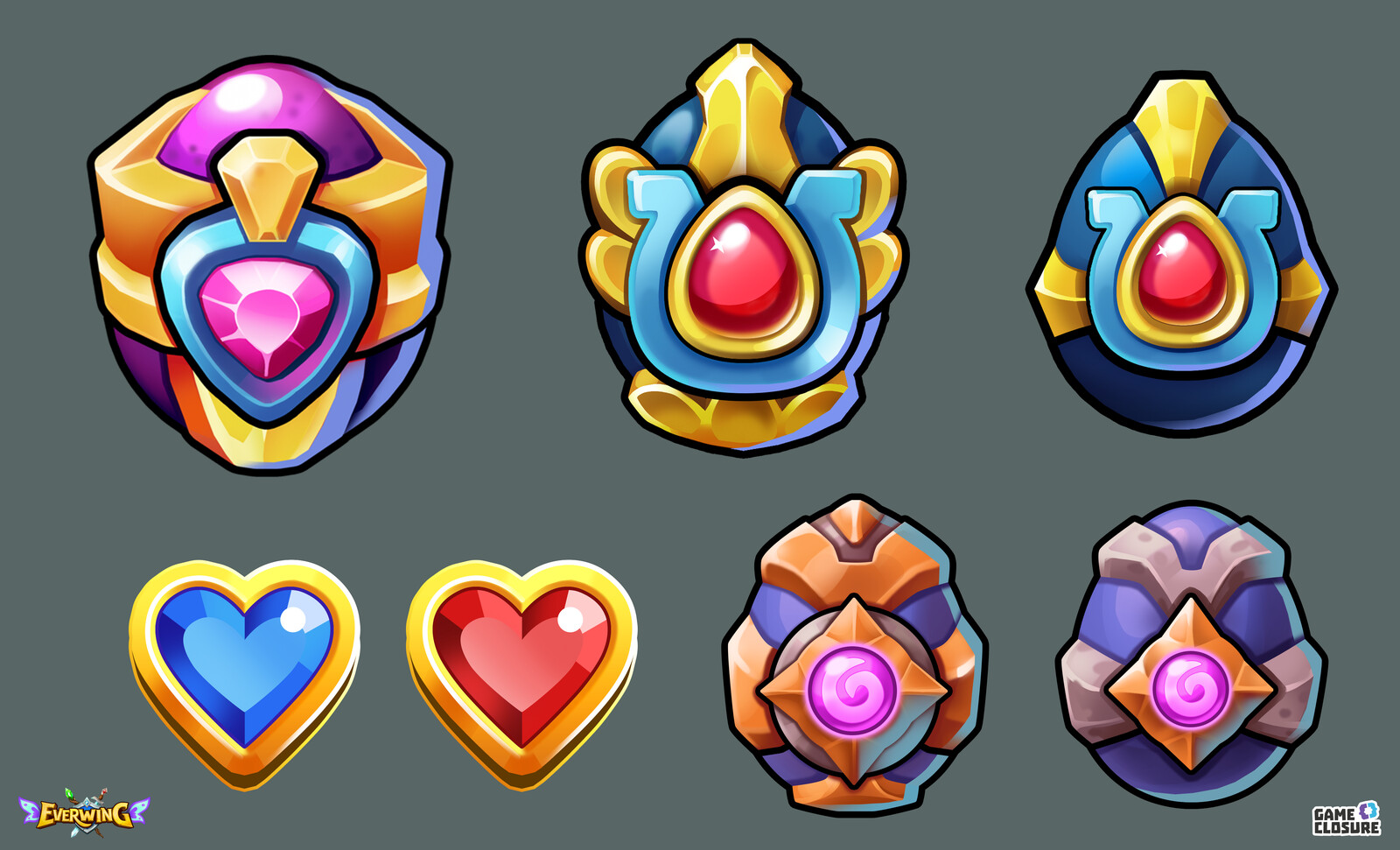 Brian Kistler - Everwing Backgrounds and Props