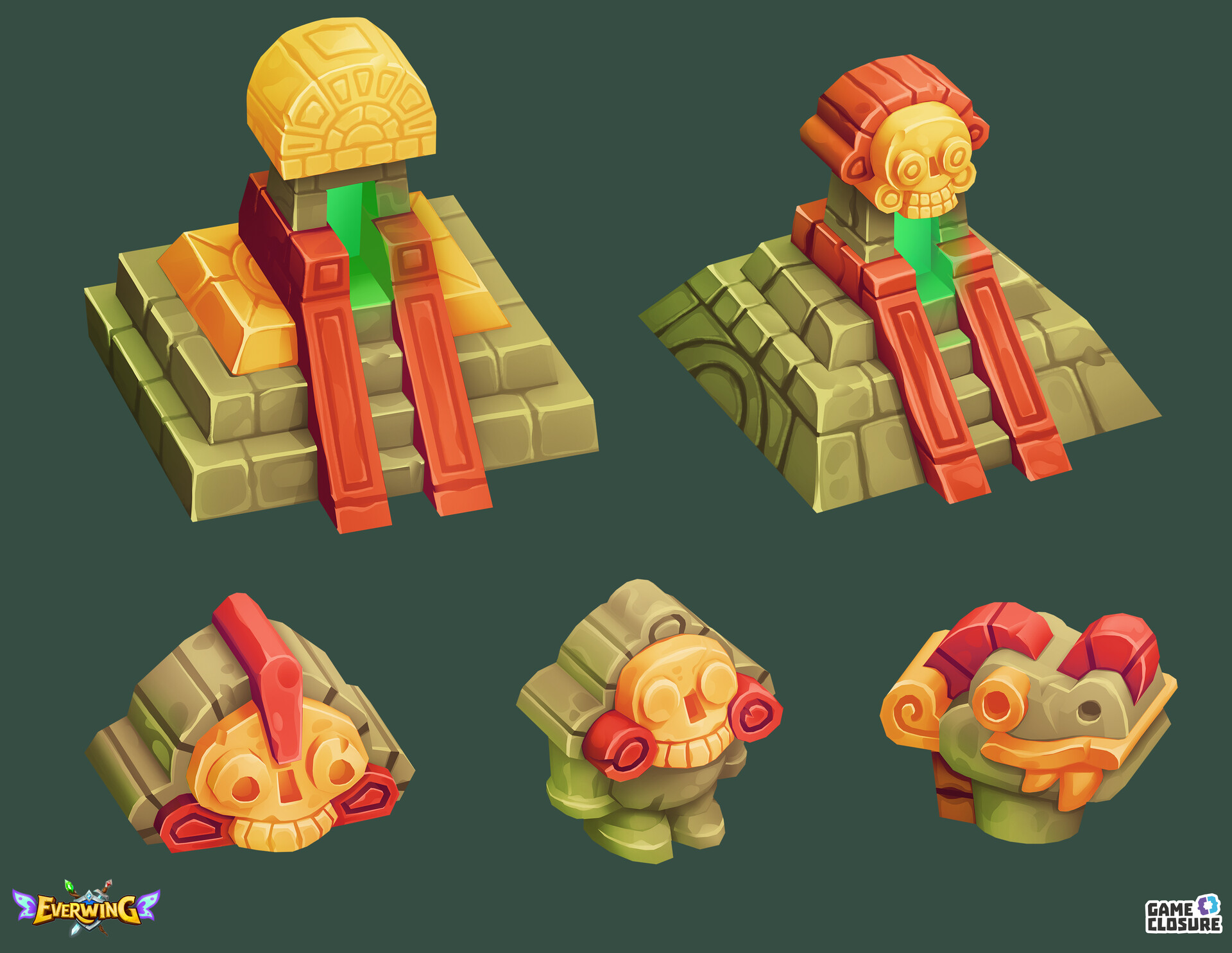 Brian Kistler - Everwing Backgrounds and Props