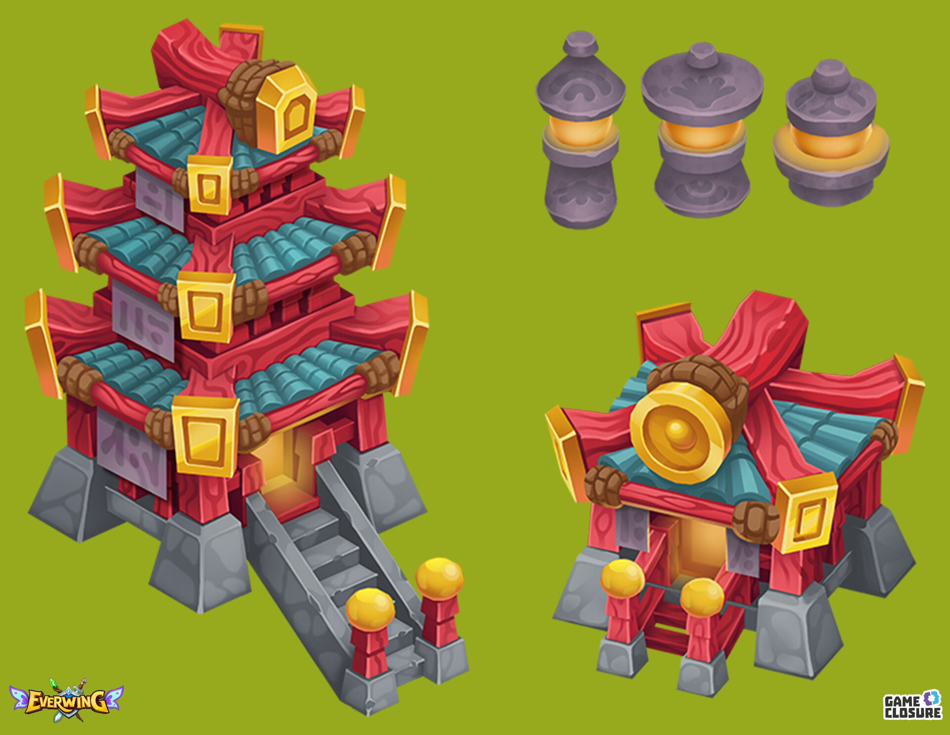 Brian Kistler - Everwing Backgrounds and Props