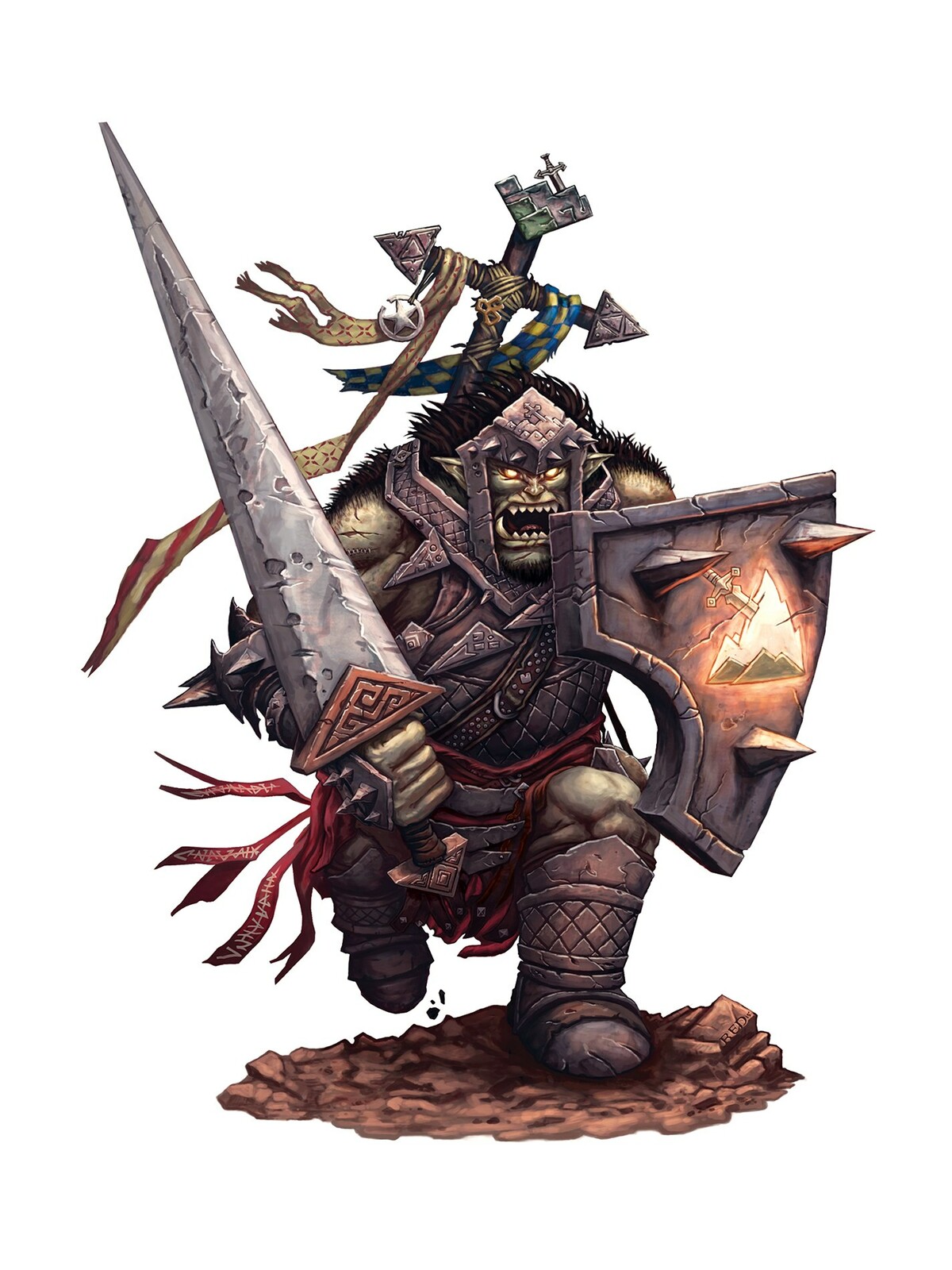 Lance Red - Pathfinder Character Illustration Collection