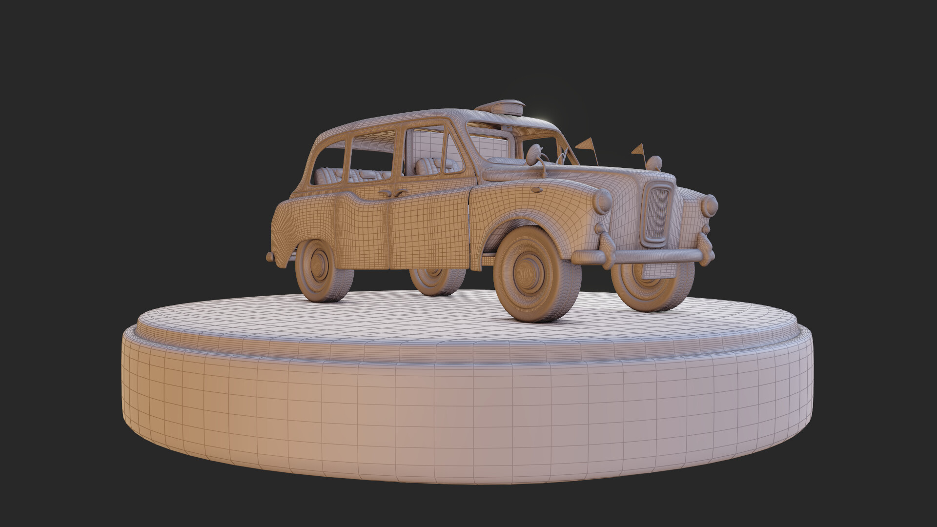 ArtStation - 3D Car - Hackney Carriage