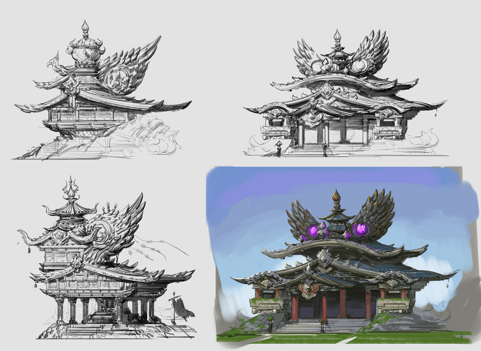 ArtStation - Chinese Magic Architecture