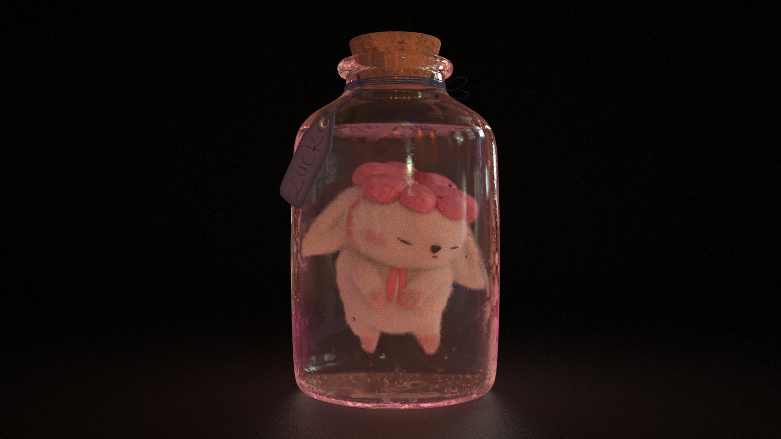 Vincent Lenne - Personnal Work - Rabbit in Bottle (Février 2019)