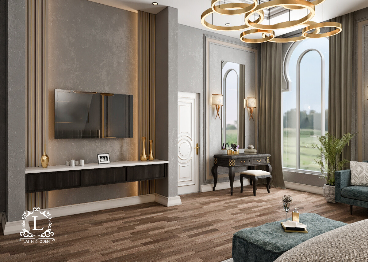 Laith Odeh - Luxurious Bedroom - SketchUP - V-ray