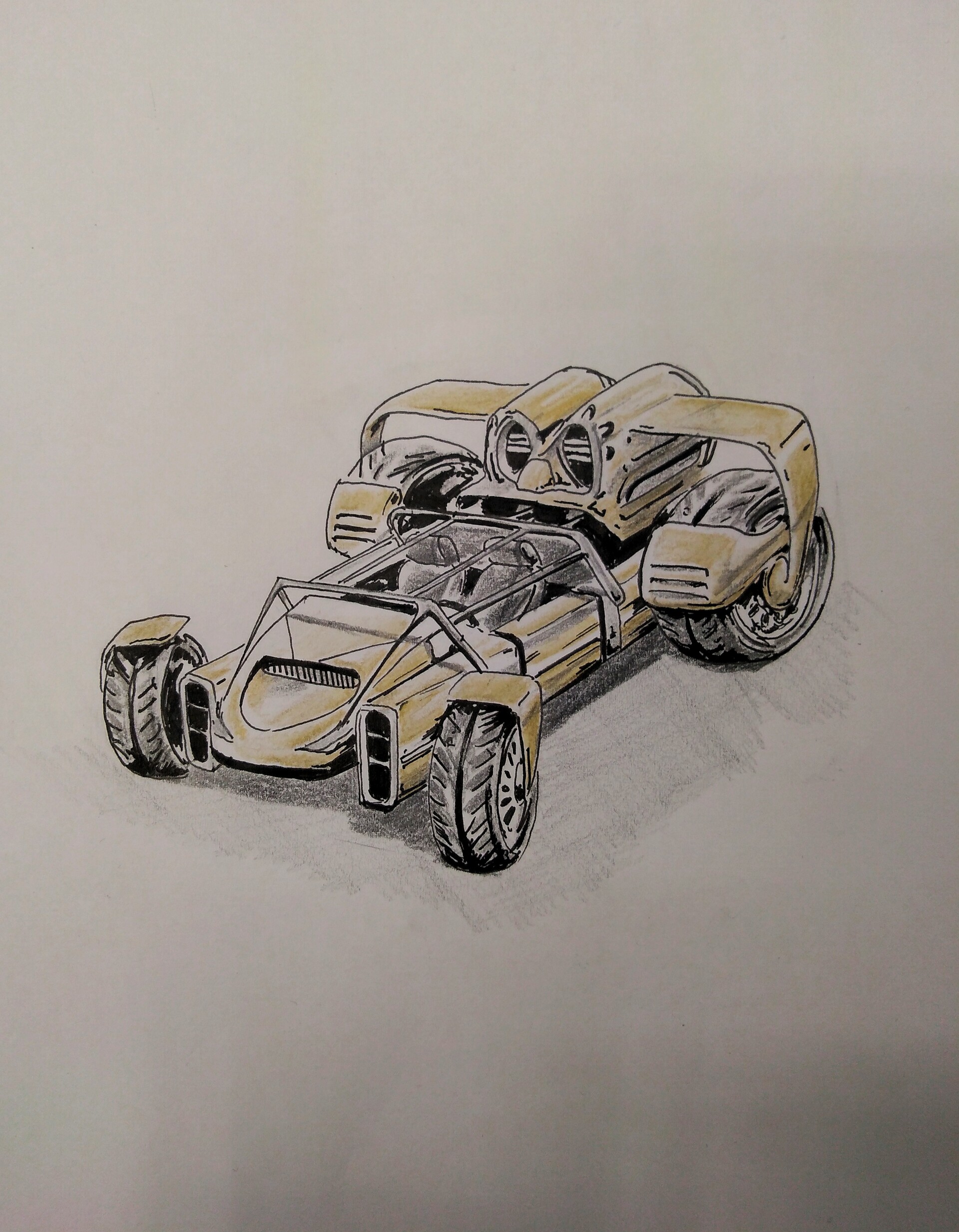 ArtStation - Buggy scetch