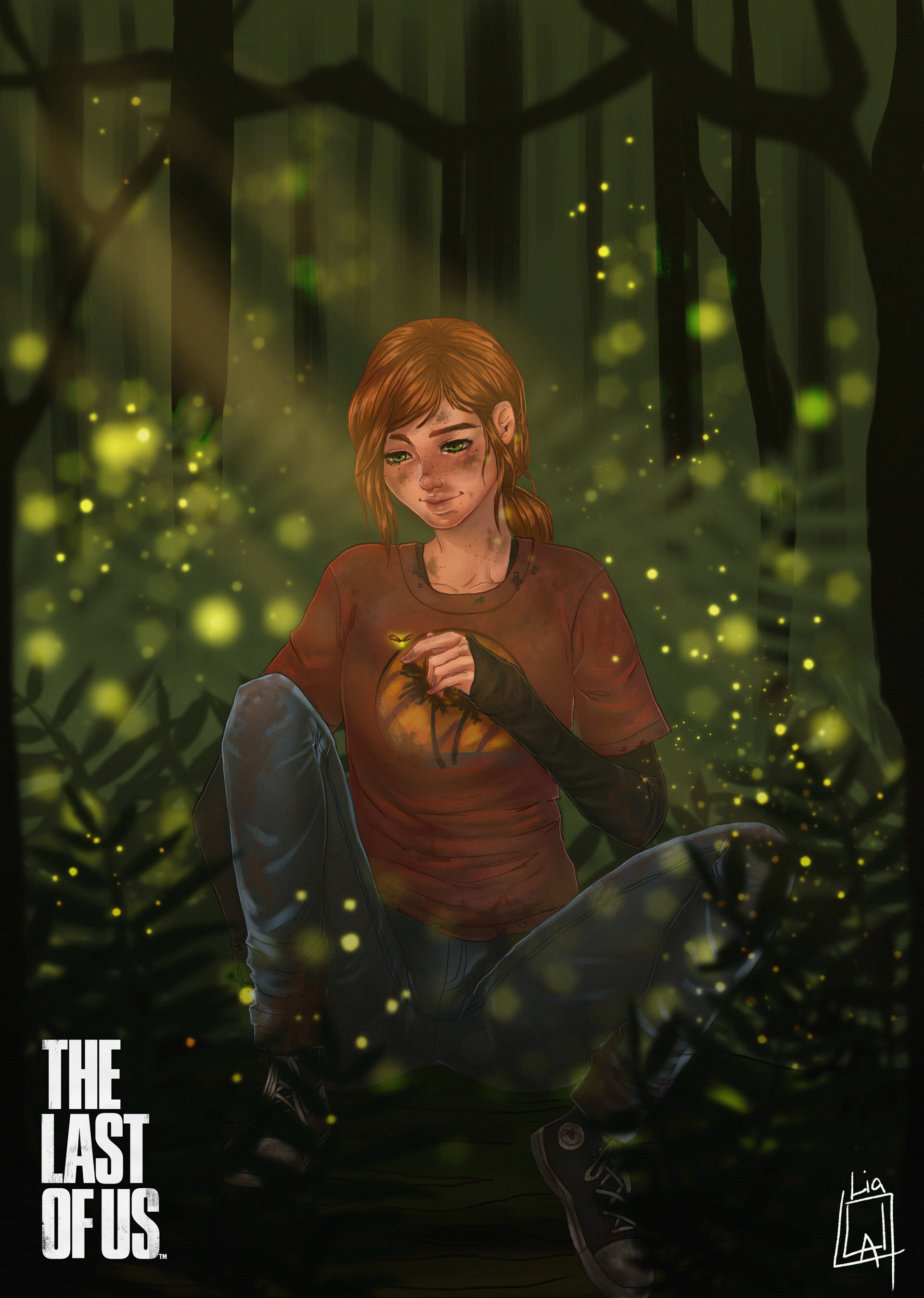 ArtStation - "Hey, look! Real fireflies!!"