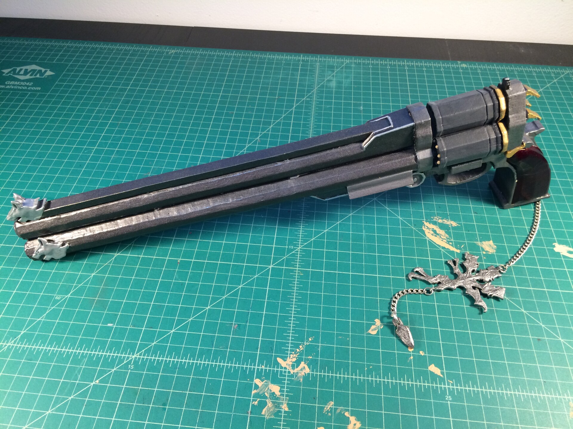 ArtStation - Vincent Valentine's Cerberus Pistol- FFVII