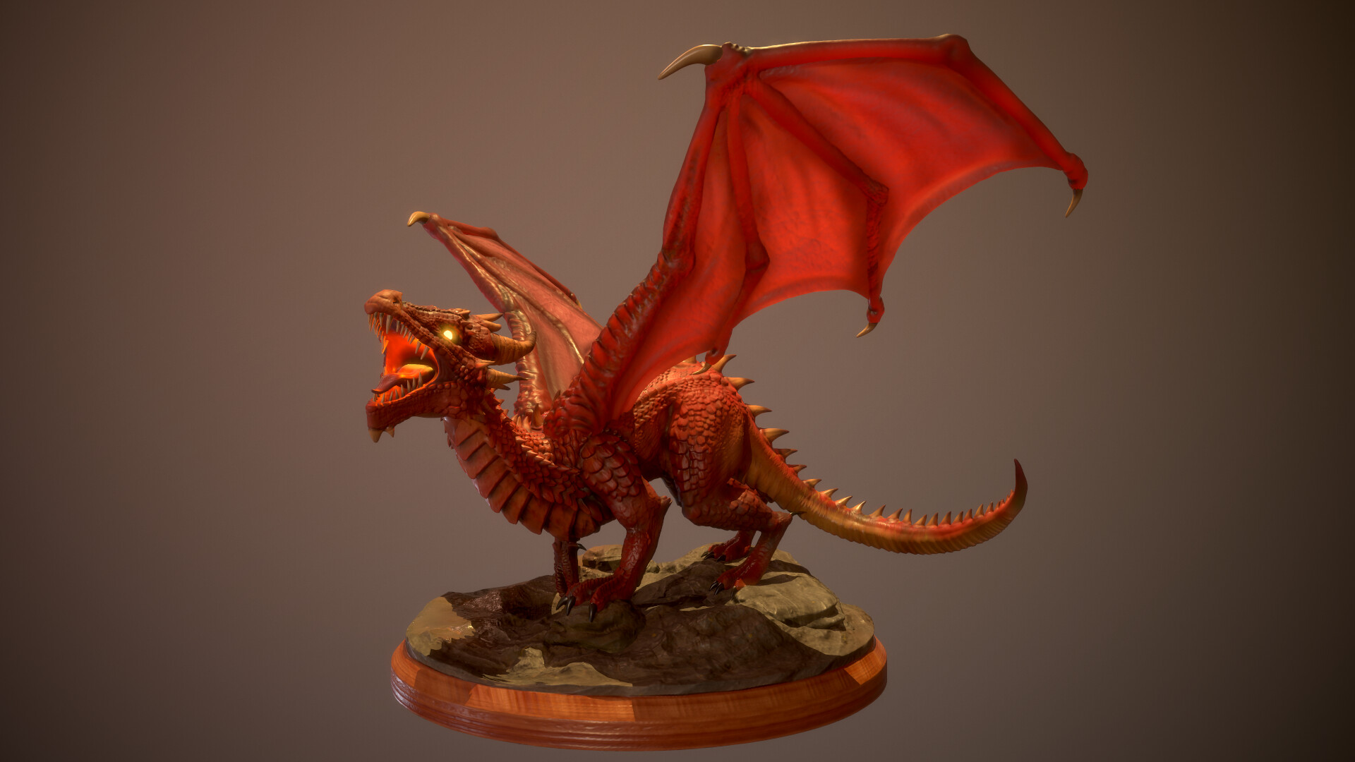 ArtStation - Red Dragon