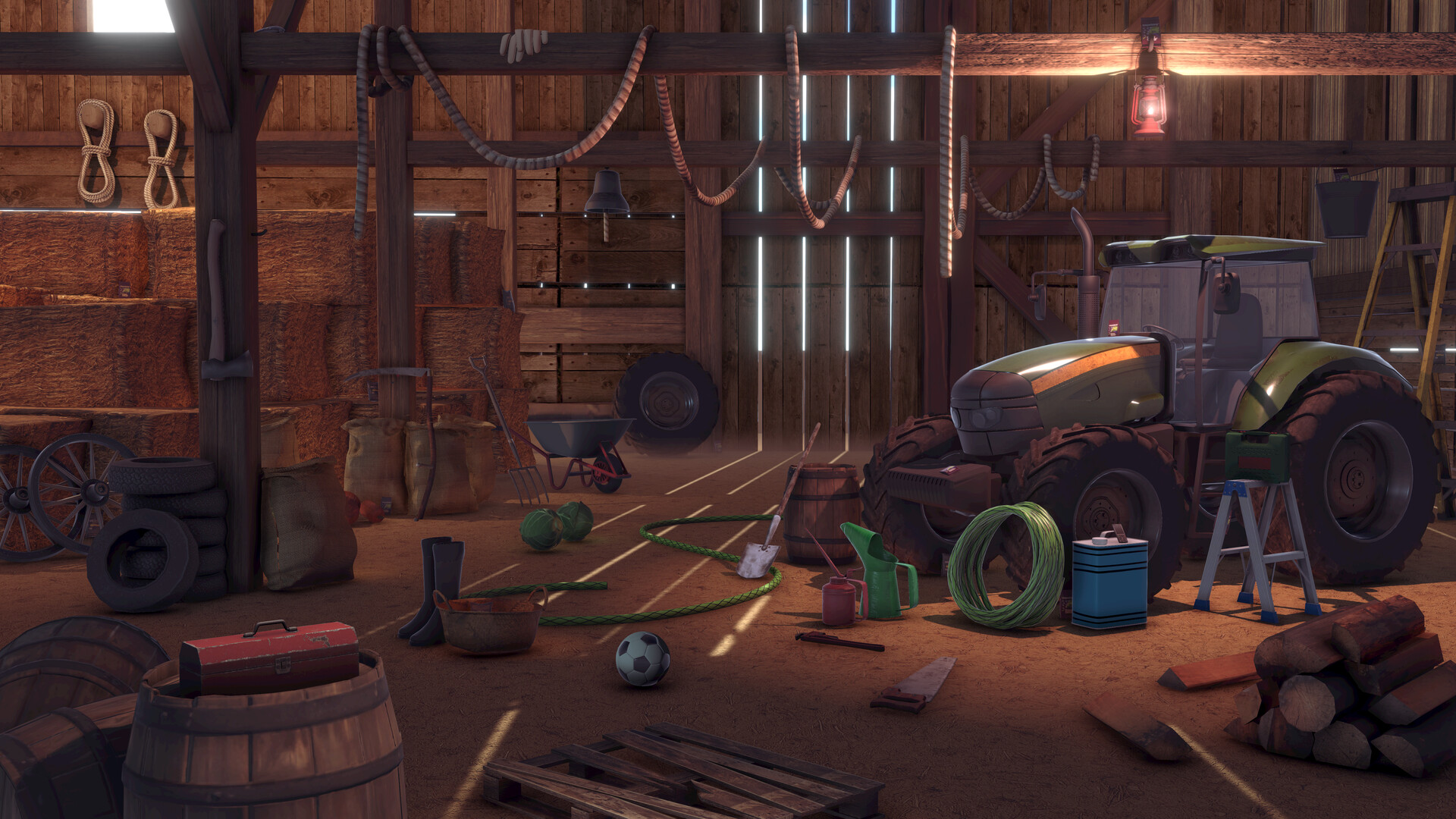 ArtStation - 3D Barn (HD Render)