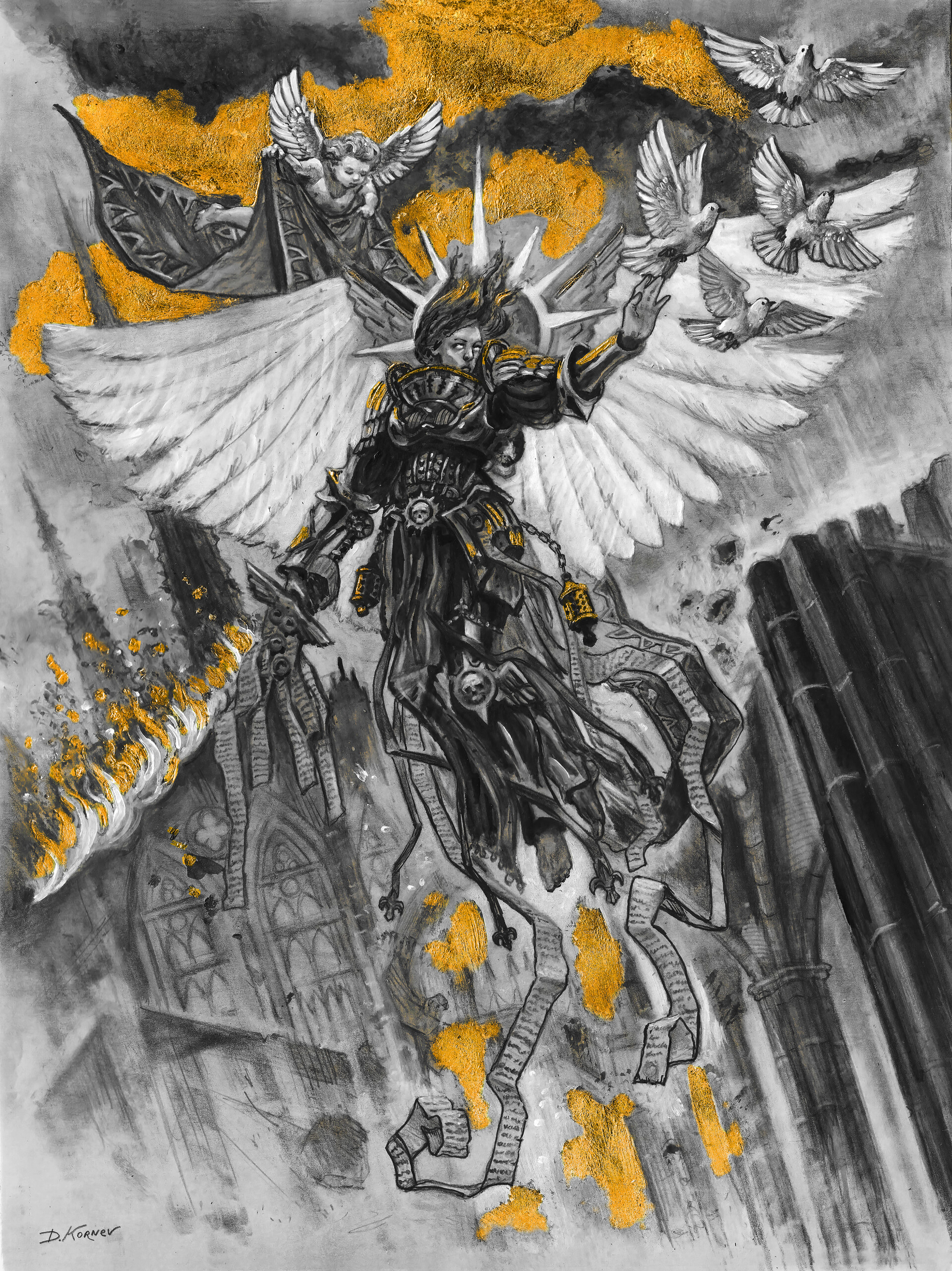 ArtStation - Saint Celestine (Warhammer 40K)