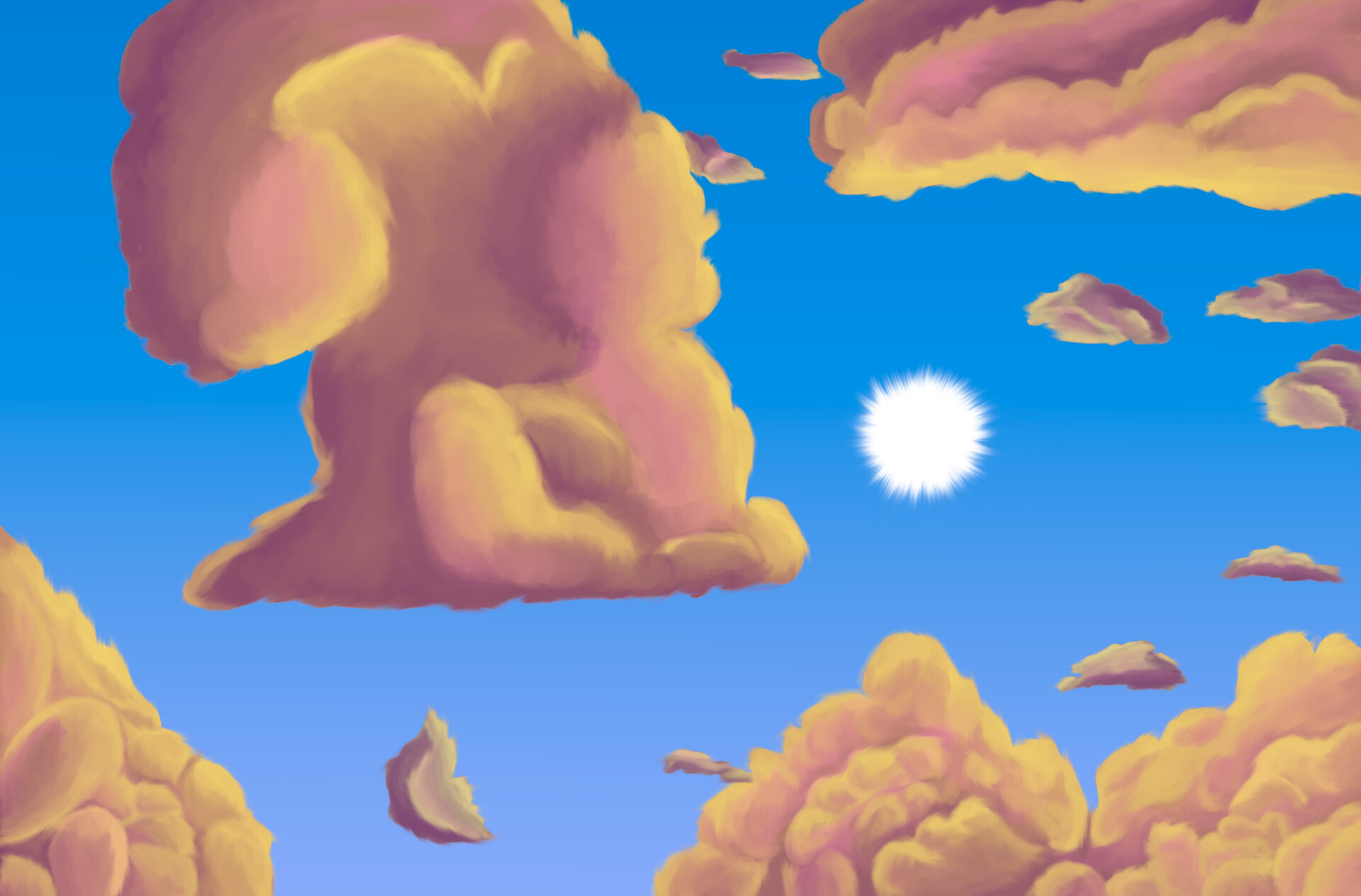 ArtStation - WIP Clouds