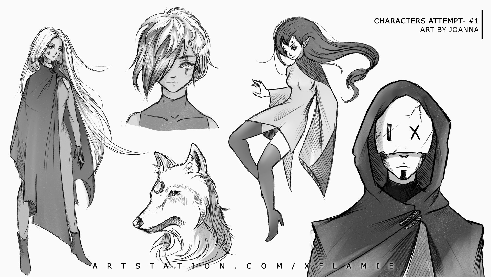 ArtStation - CHARACTERS - Class Project