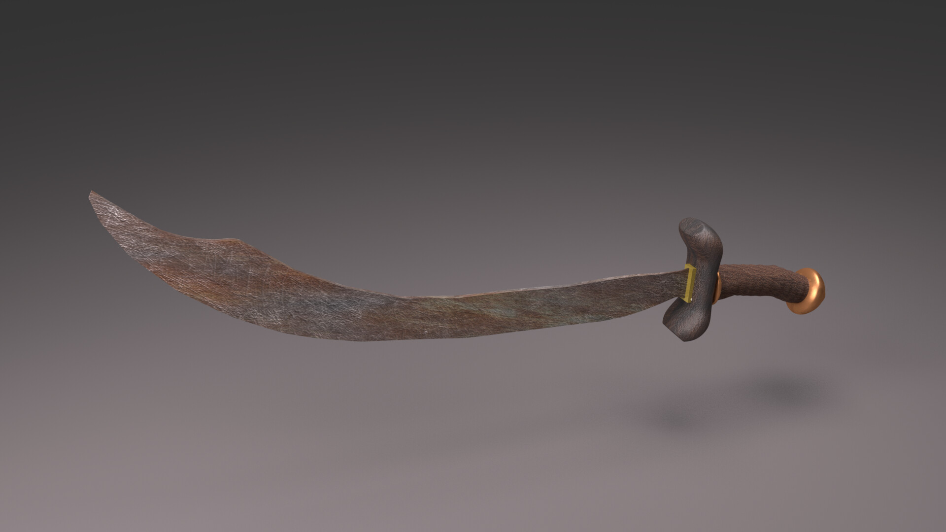 ArtStation - 3d old arabic sword