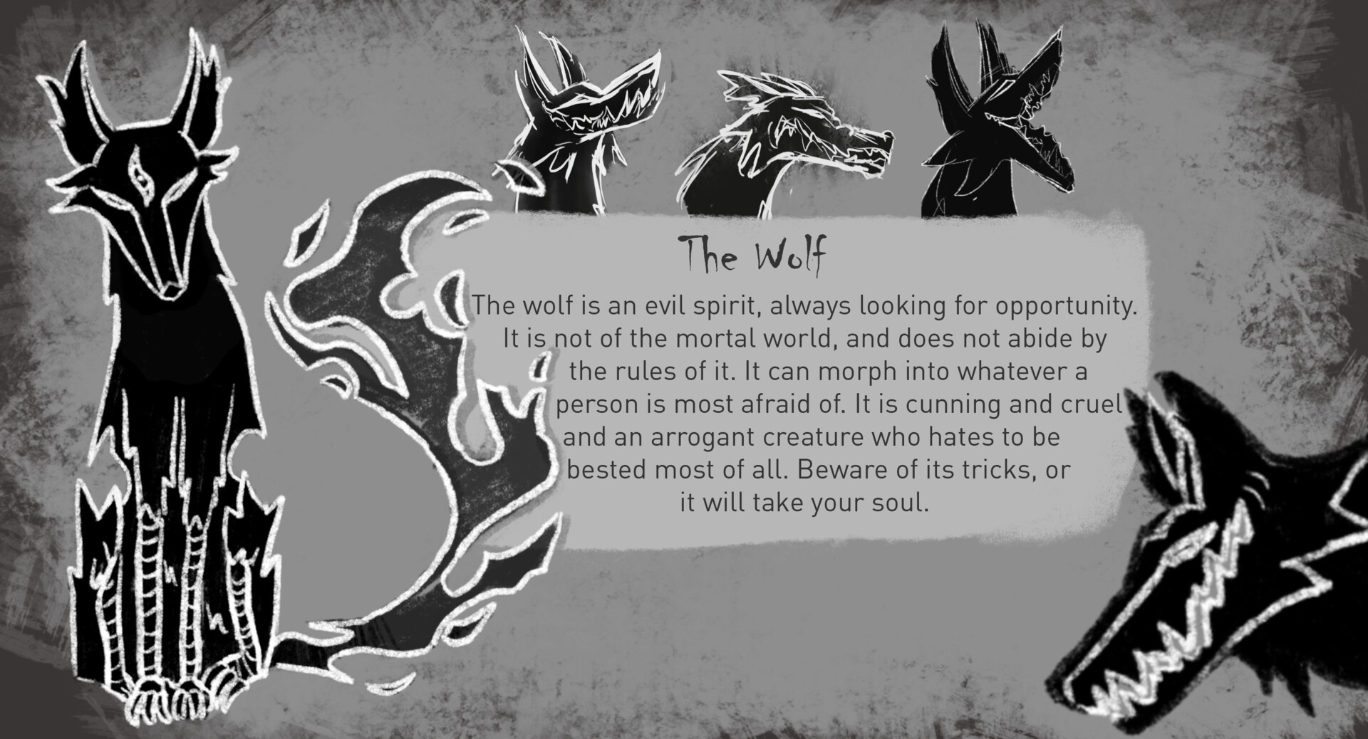 ArtStation - The Nurse and the Wolf Character Designs - The Wolf