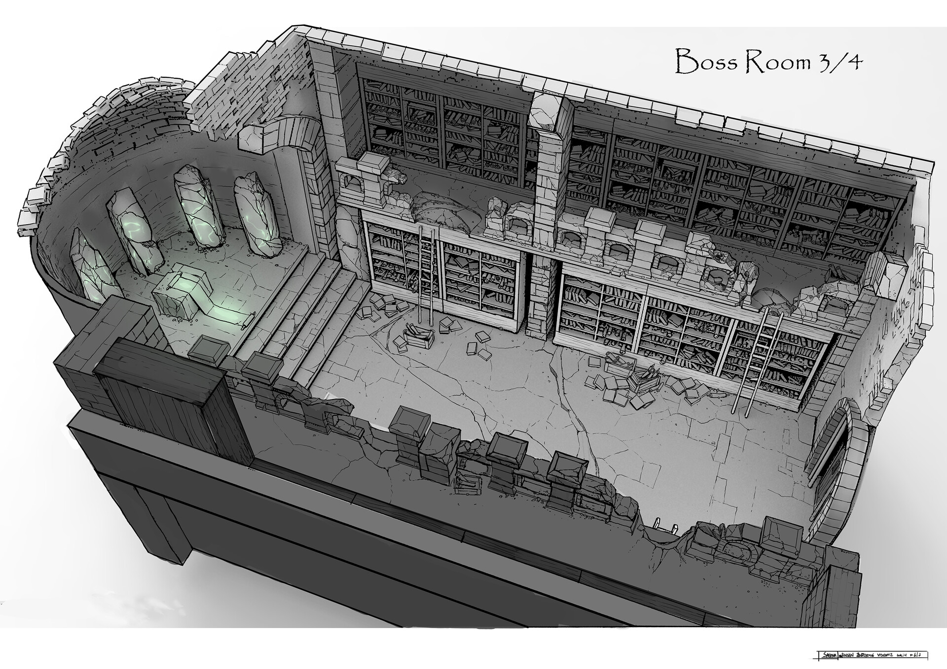 ArtStation - Cursed dungeon