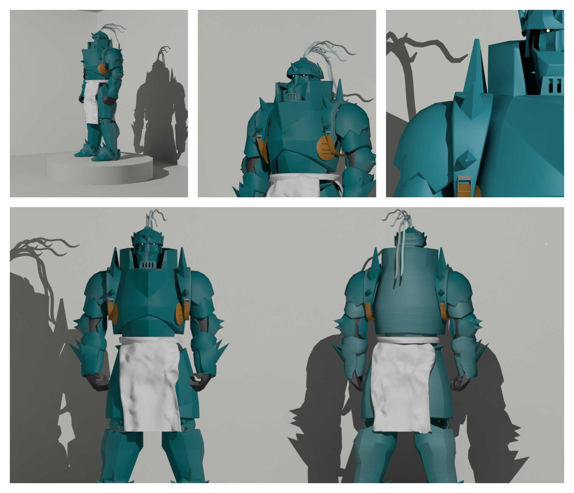 ArtStation - 3D model of Alphonse Elric