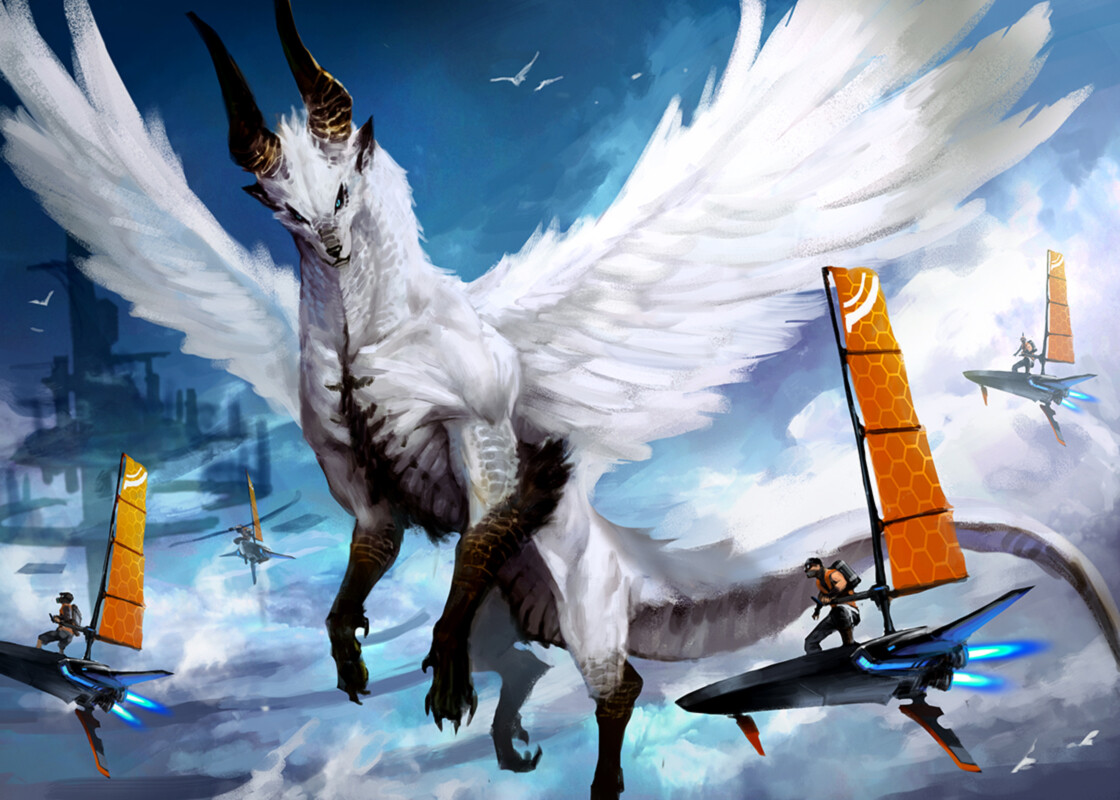 ArtStation - White Dragon