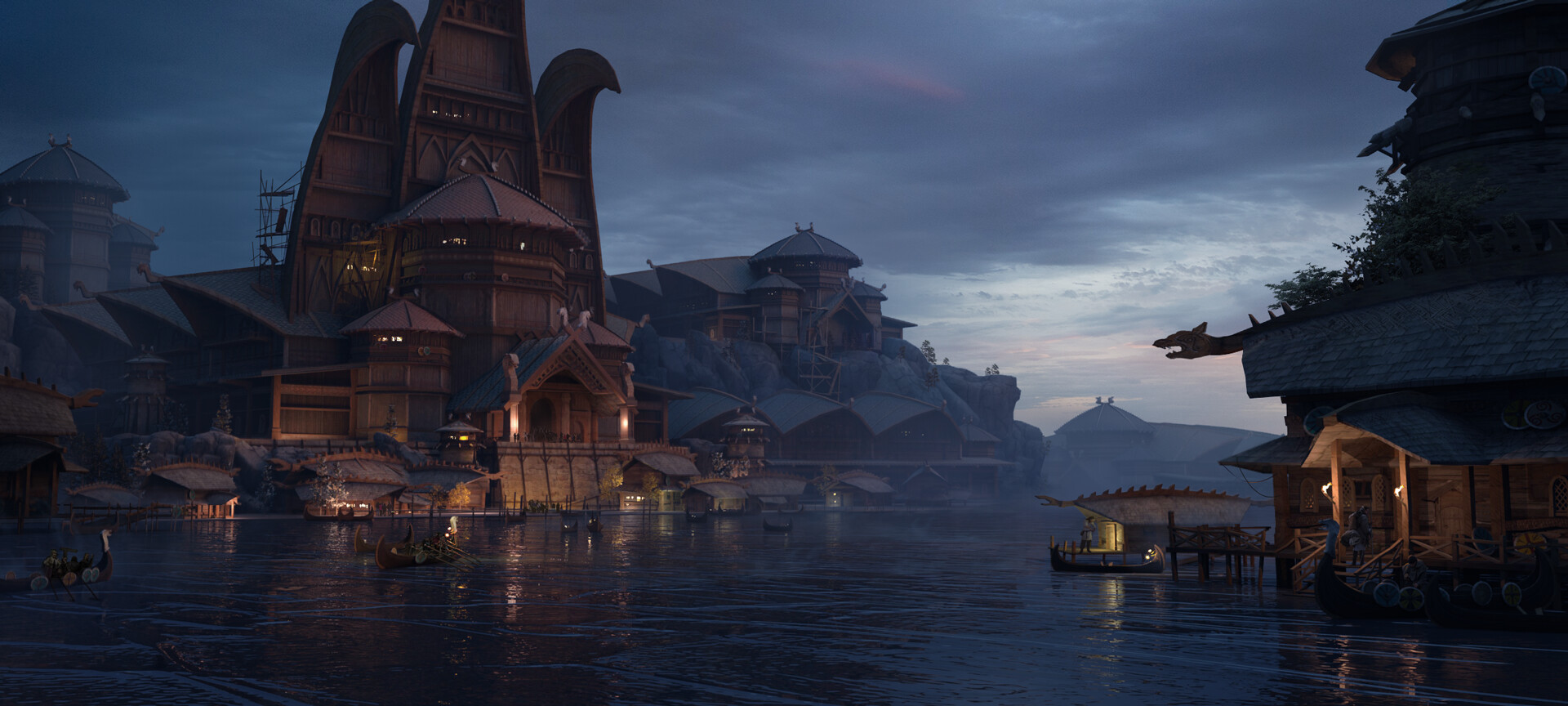 ArtStation - Viking Buildings