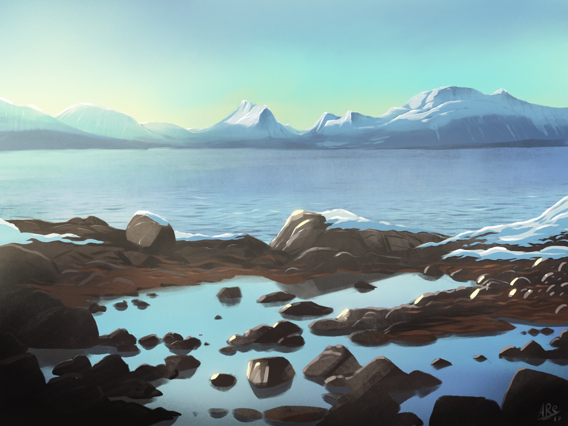 ArtStation - Outdoor sketch