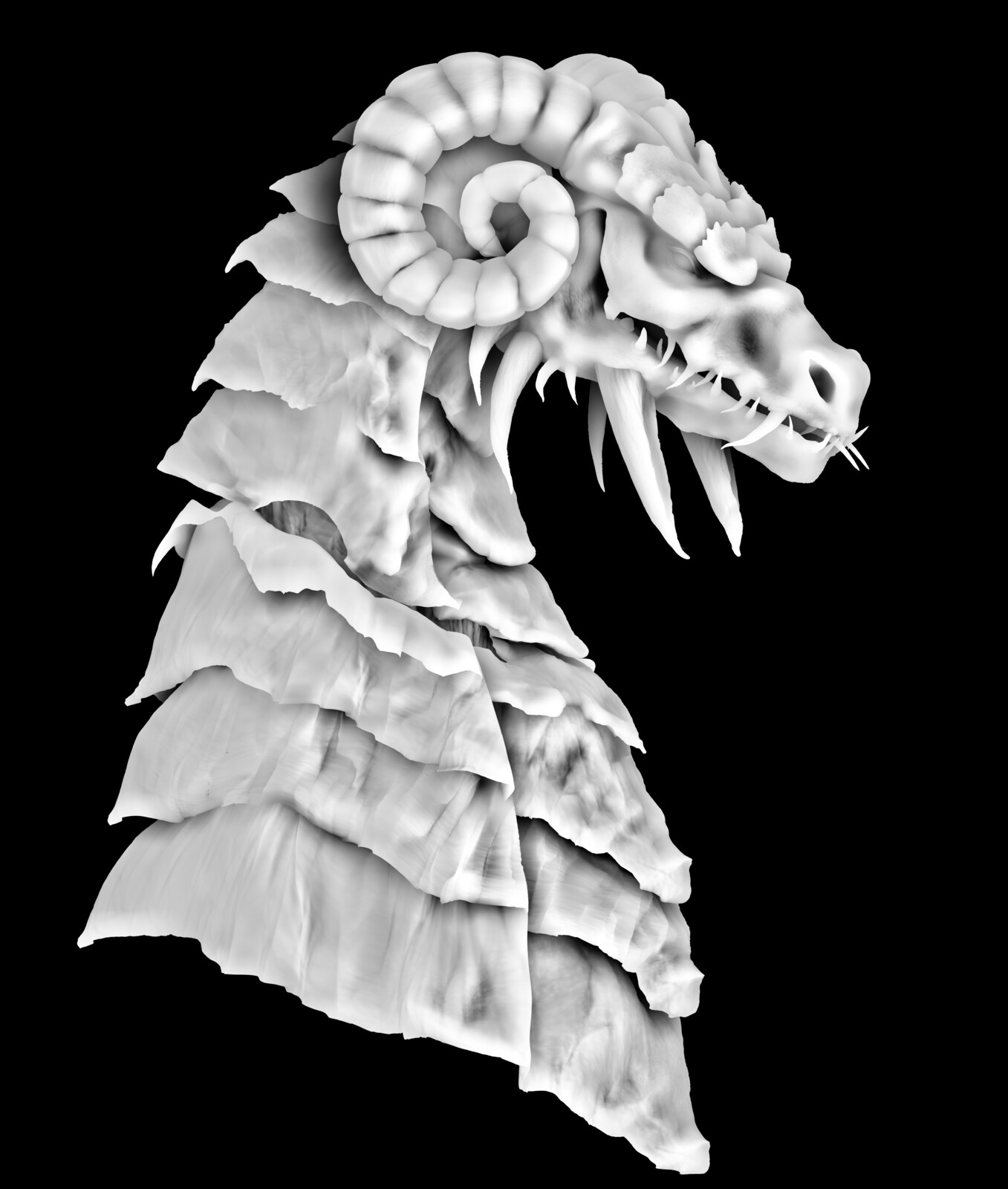 Victor Leonardo Mendes - Dragão vermelho - Escultura 3D (Red Dragon - 3D Sculpt)