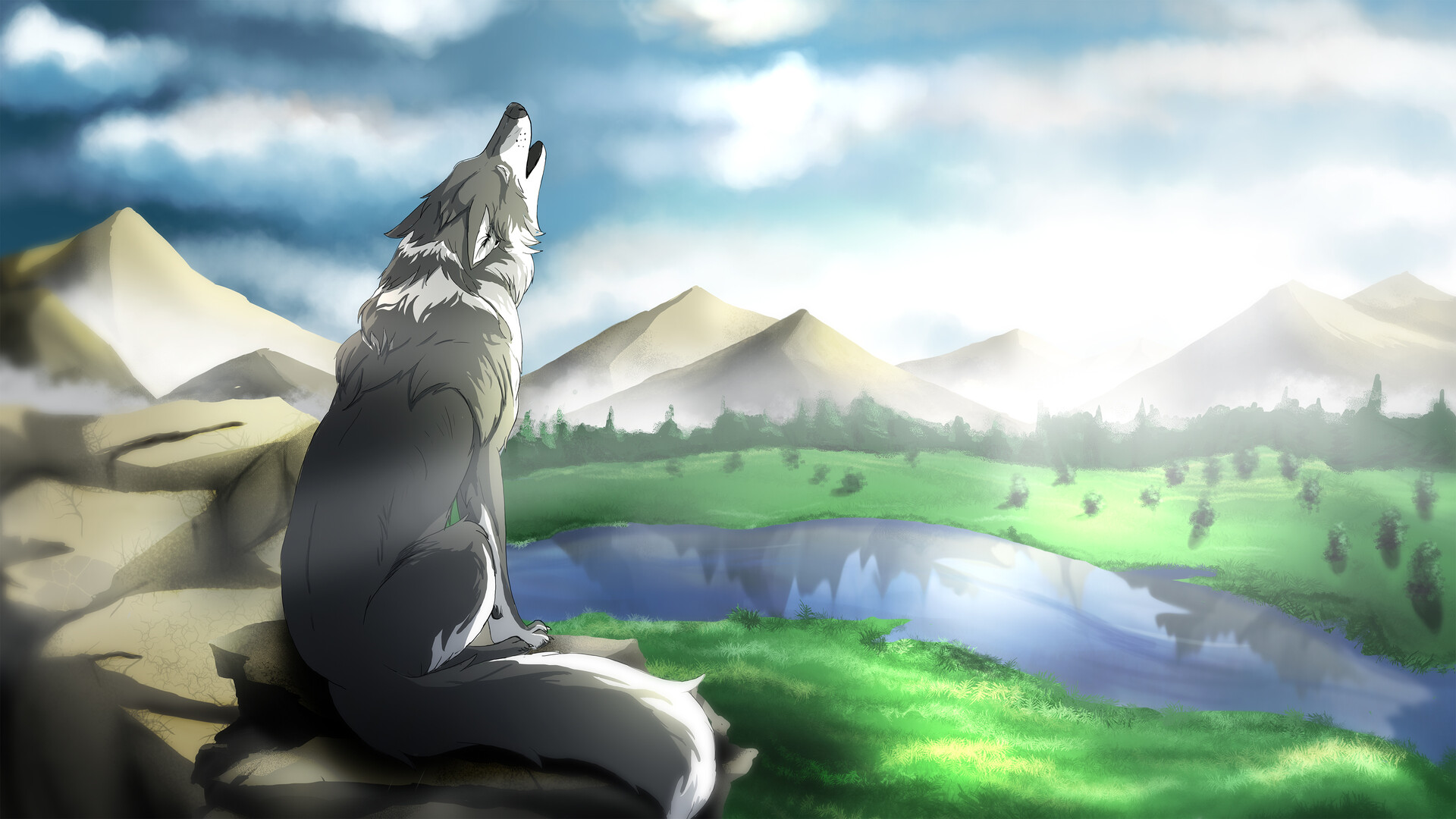 ArtStation - Wild Wolf