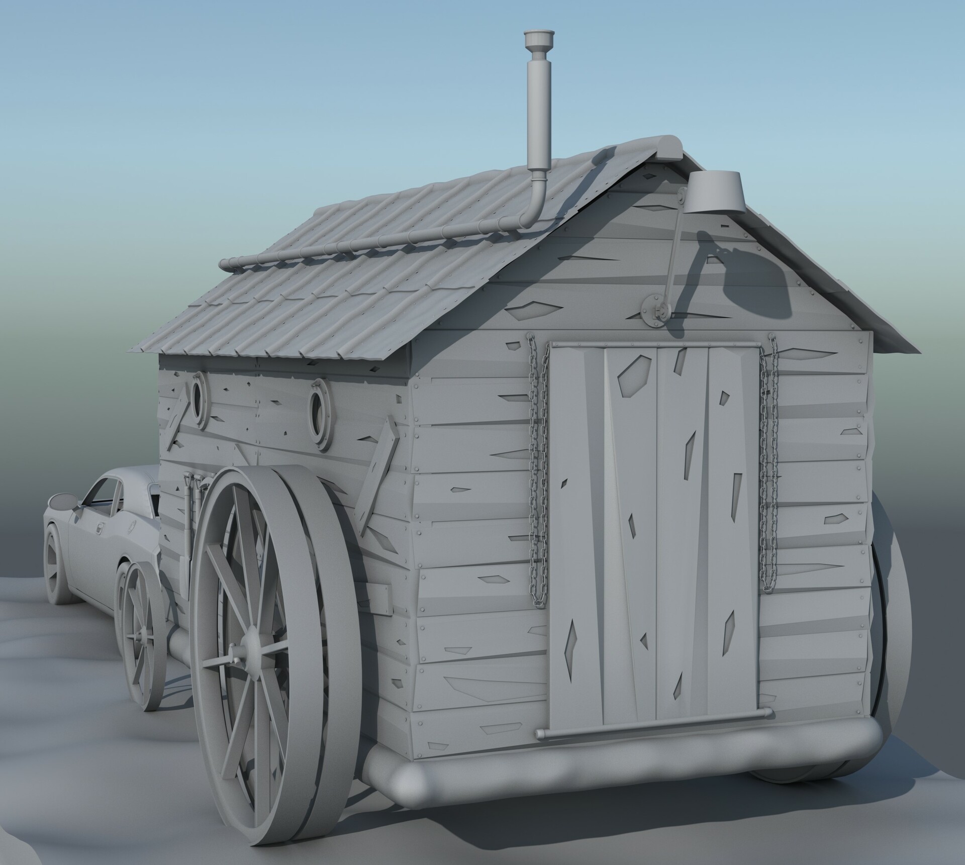 Kieran Hall - Re-imagined Dwelling (GardenShed,Trailer,Steampunk ...