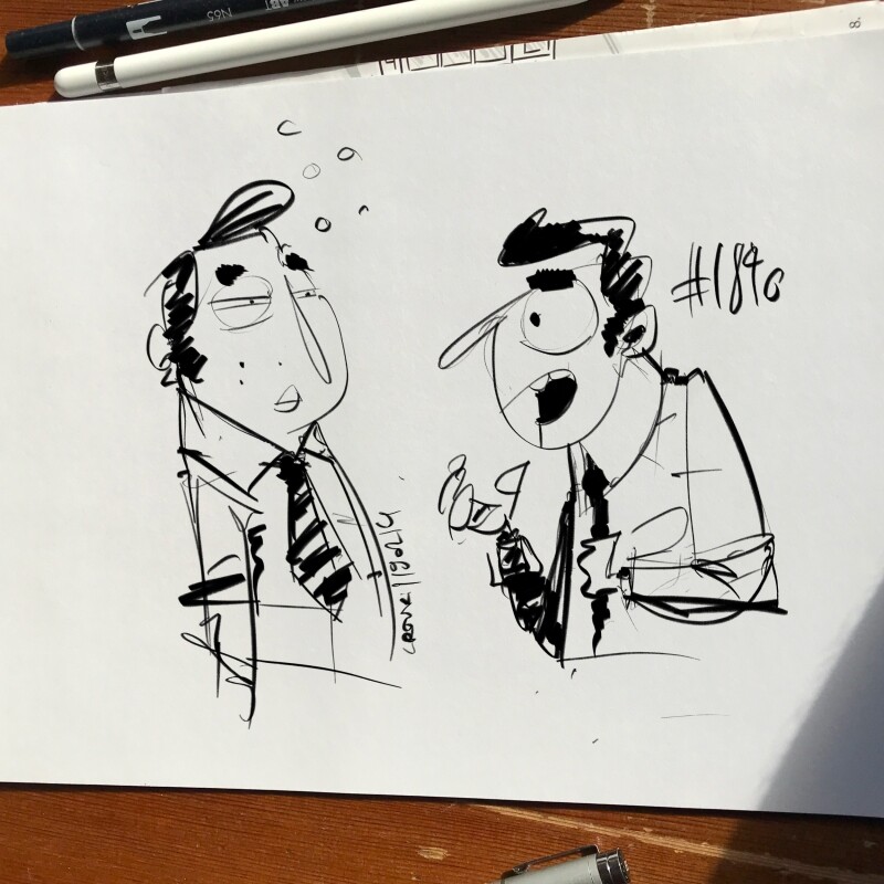 L Rtvri - Coffee sketches No.1881-1890