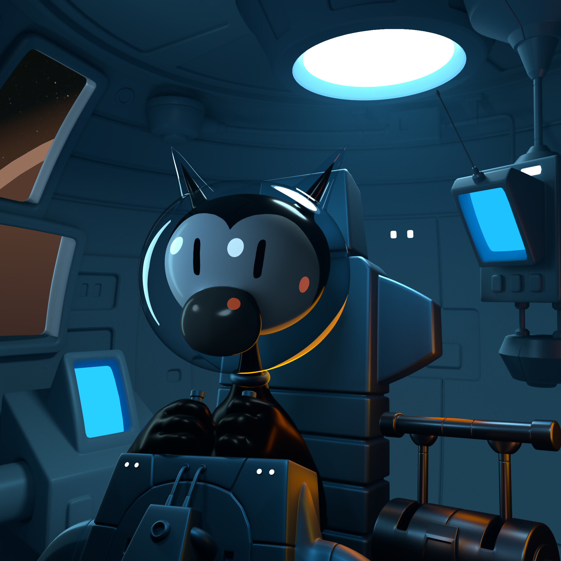 ArtStation - Cat Spaceship