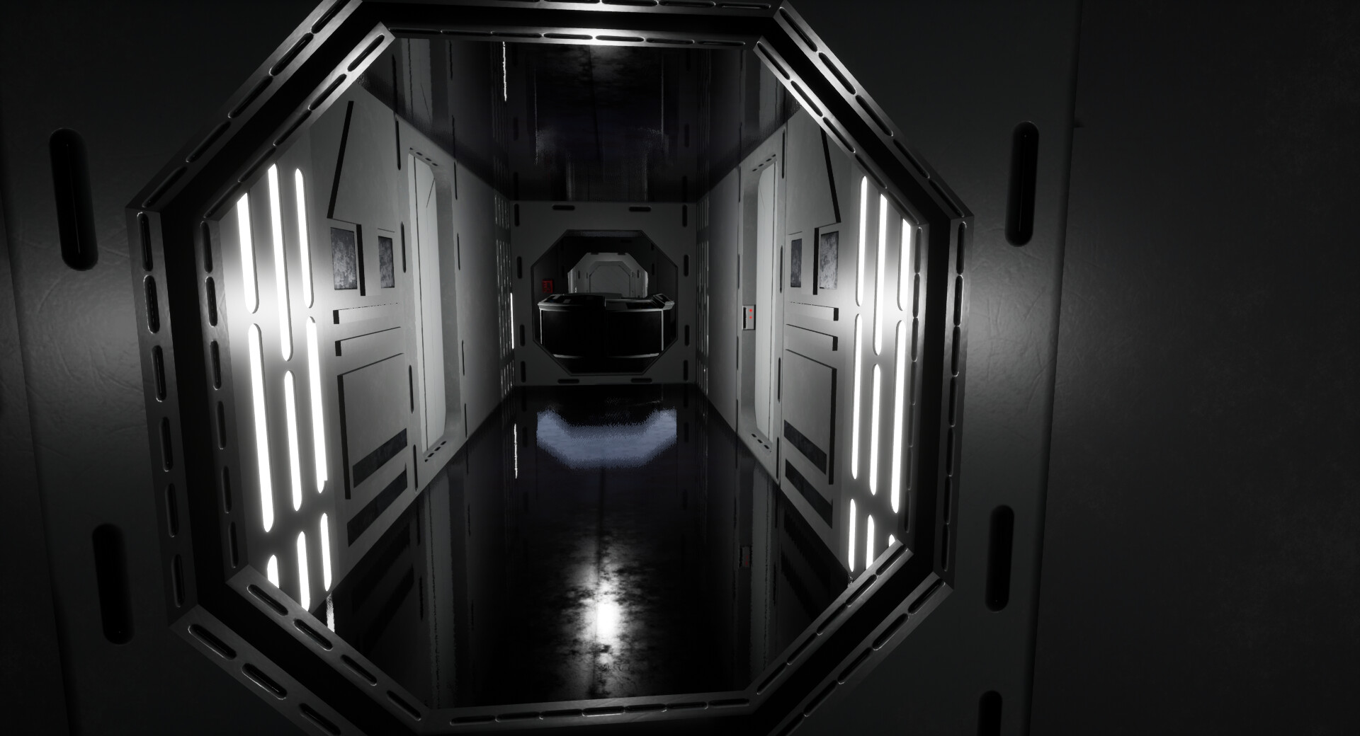 ArtStation - sci fi hall assignment