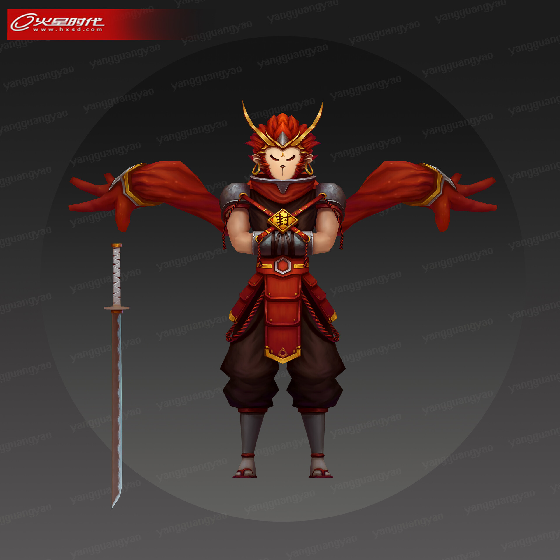 ArtStation - Six ear macaque