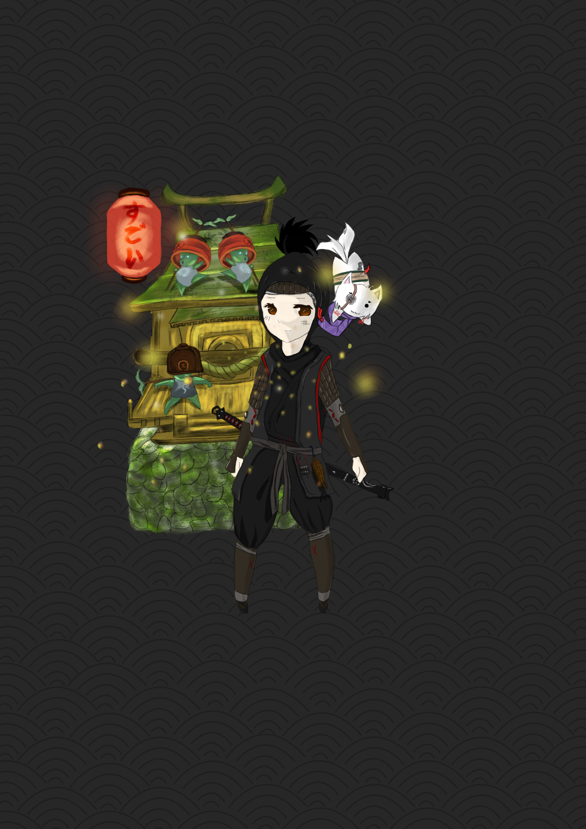 ArtStation - Hattori Hanzo nioh (fanart)