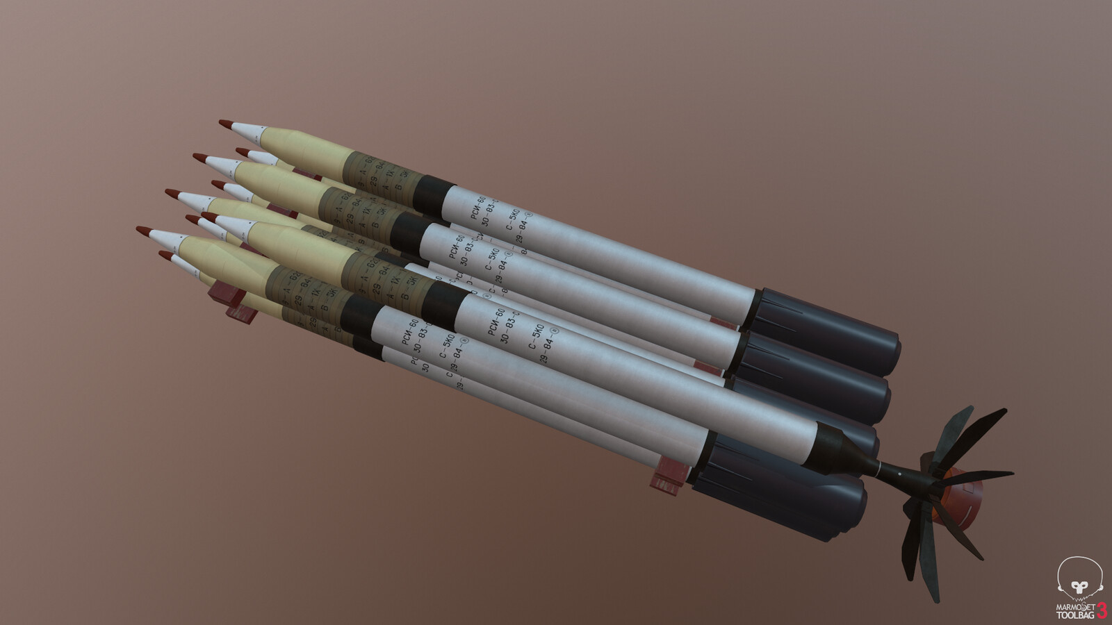 Aleksei Sokolov - 57mm HEAT/Frag rocket S-5KO