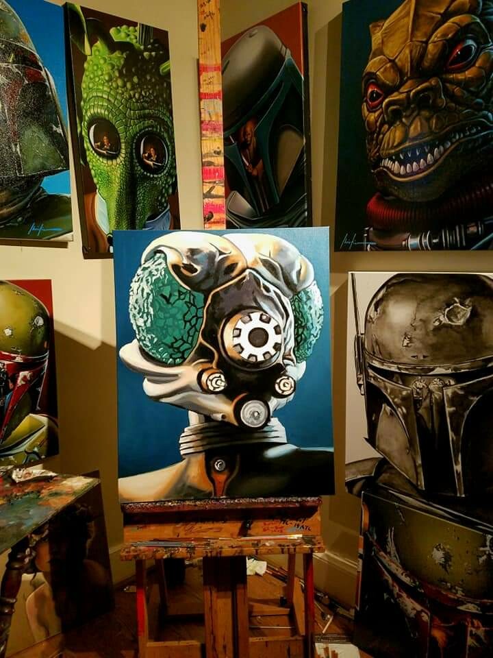 Christian Waggoner - Star Wars Reflection by Christian Waggoner artist ...