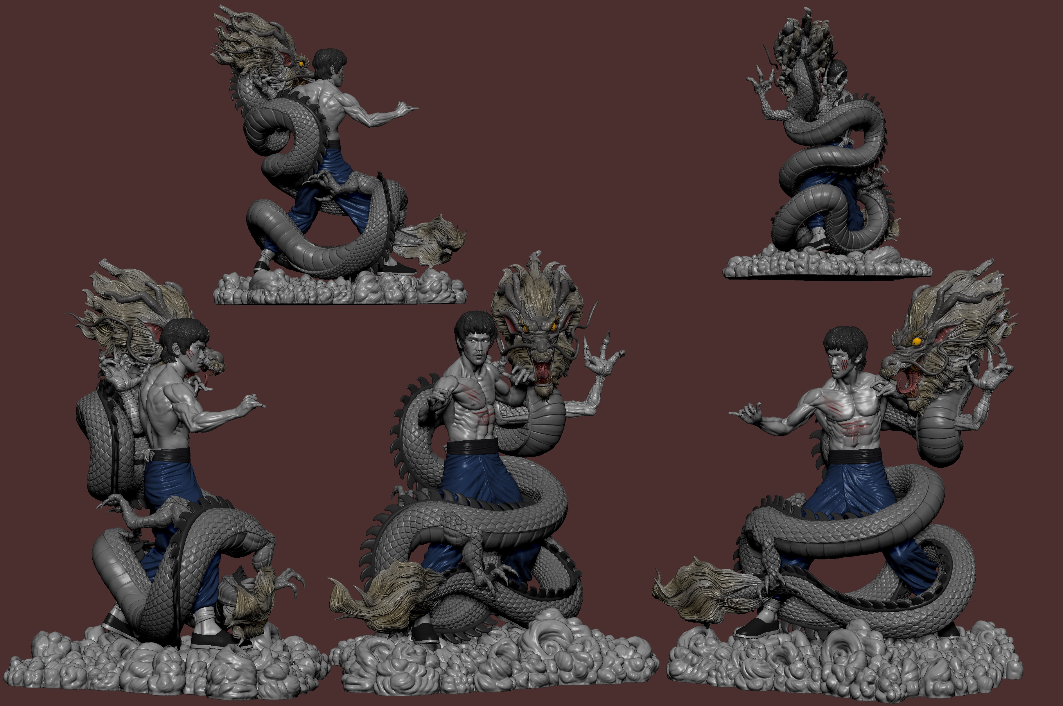 Erick Sosa - Bruce Lee enter the Dragon for Diamond Select