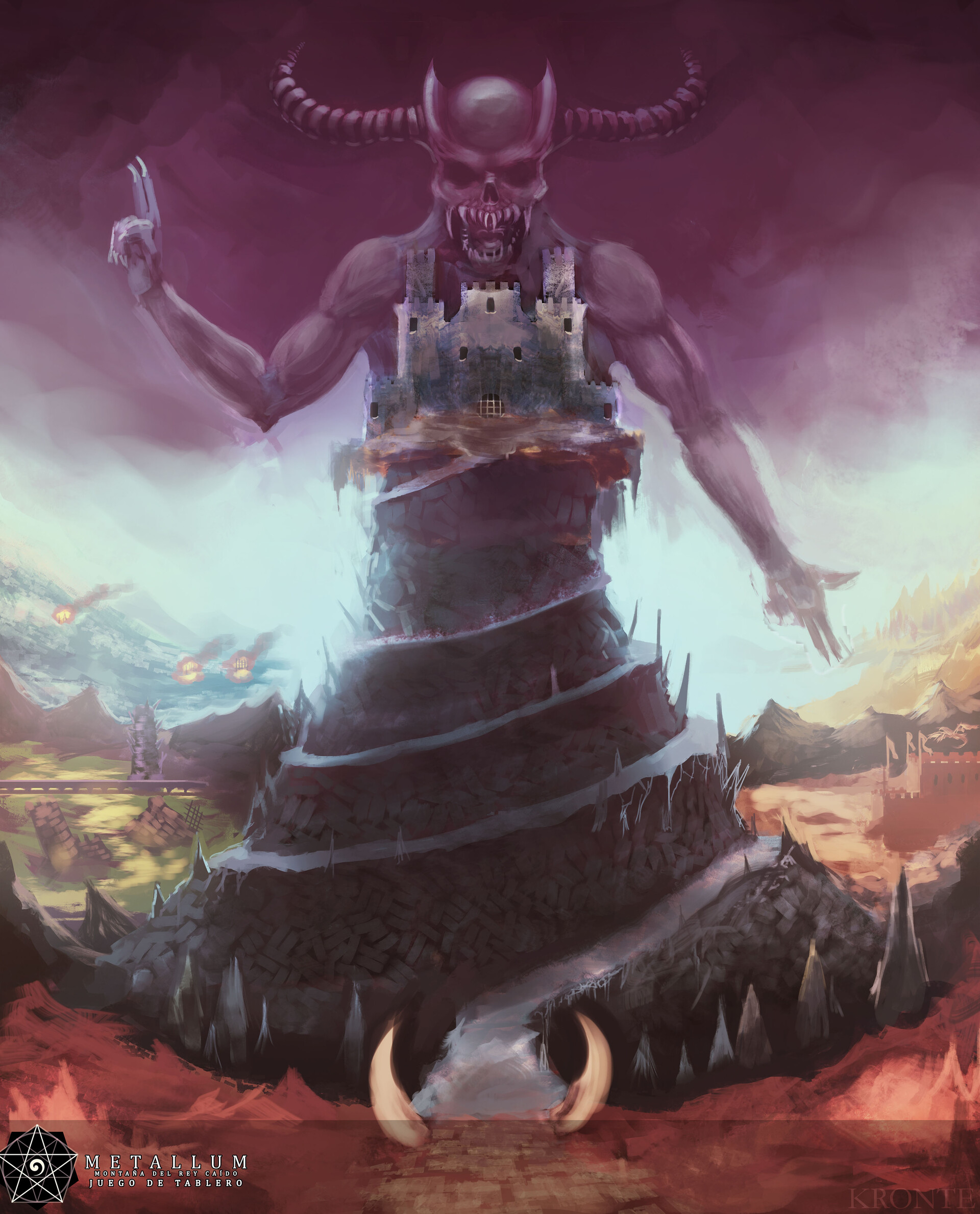 ArtStation - Metallum: Mountain of the Fallen King