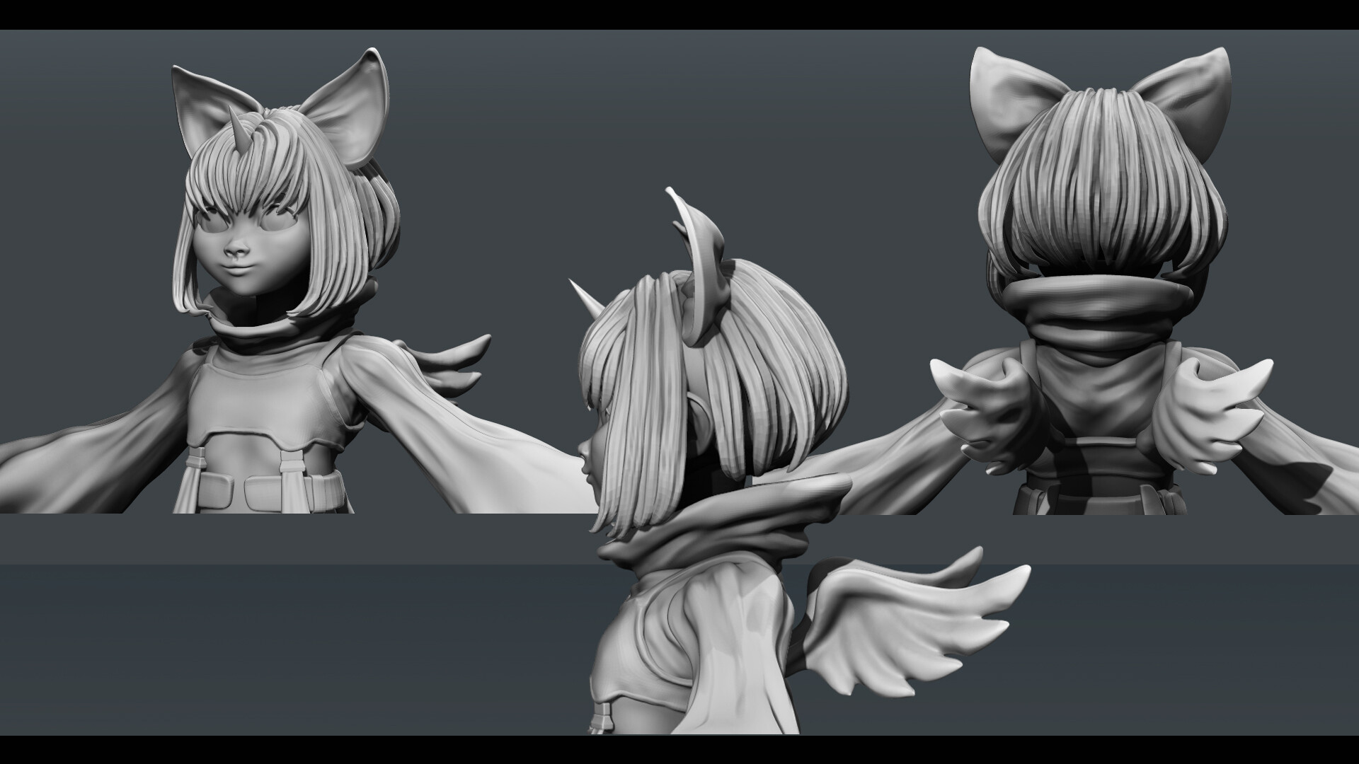 ArtStation - Eiko (FFIX) WIP