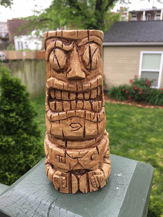 ArtStation - Hand-carved Buzz Lightyear Tiki