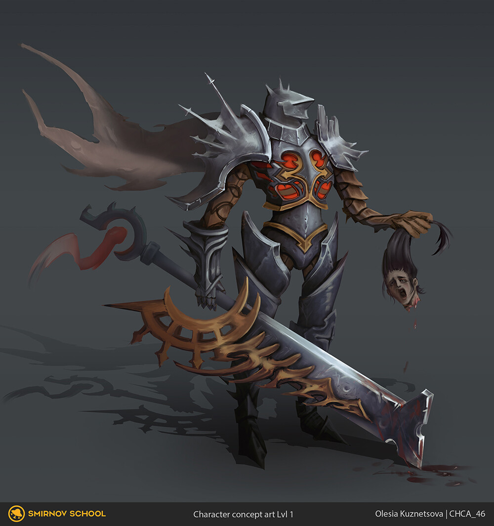 ArtStation - Concept of Death Knight