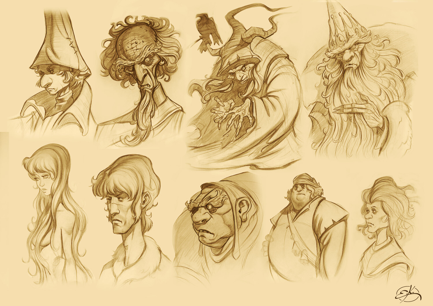 the last unicorn concept art