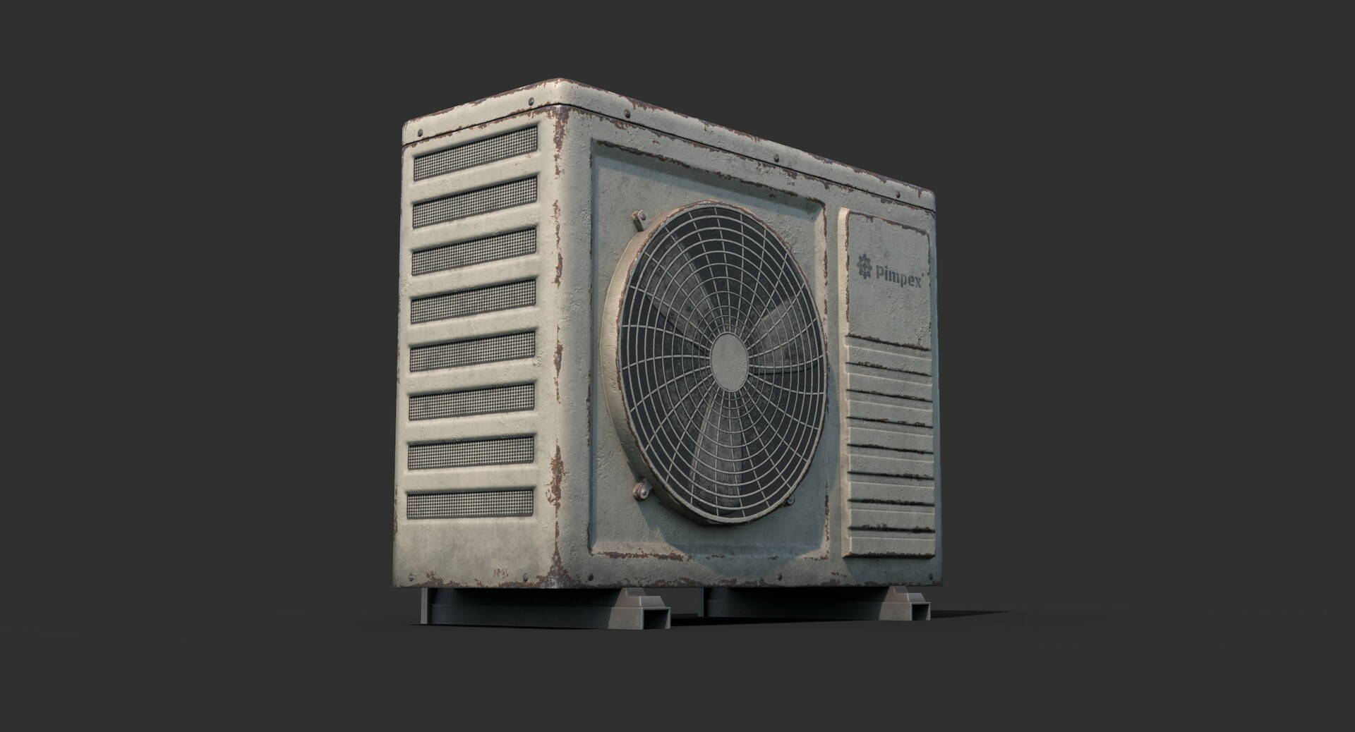 ArtStation - Air Conditioner Low Poly