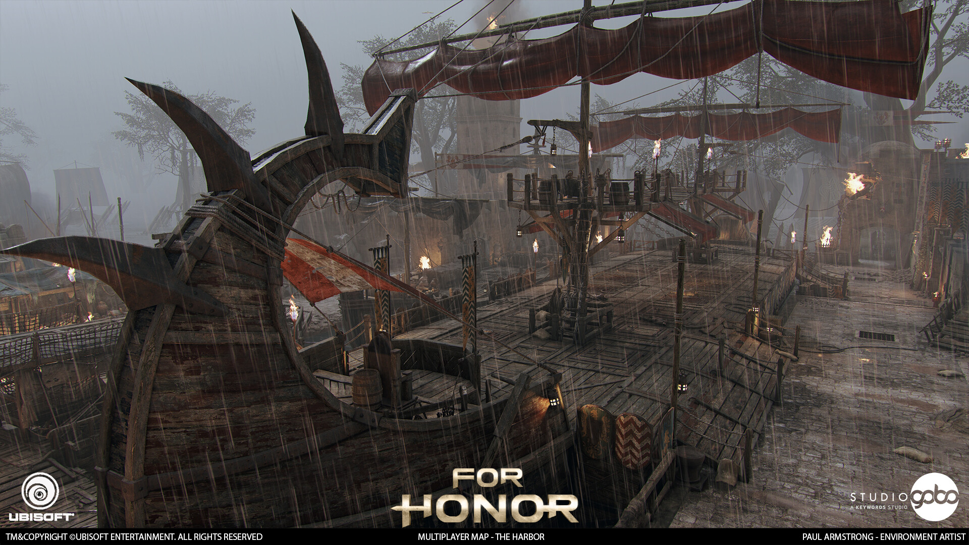 Paul Armstrong Art - For Honor - (Dominion Map) The Knights Harbor