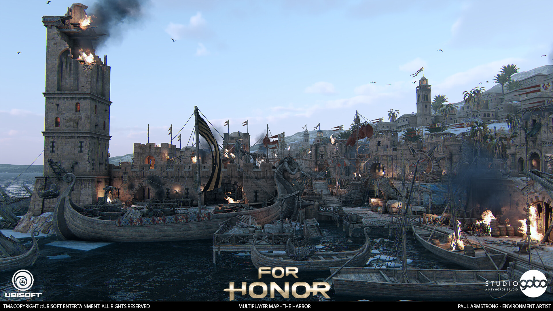 Paul Armstrong Art - For Honor - (Dominion Map) The Knights Harbor