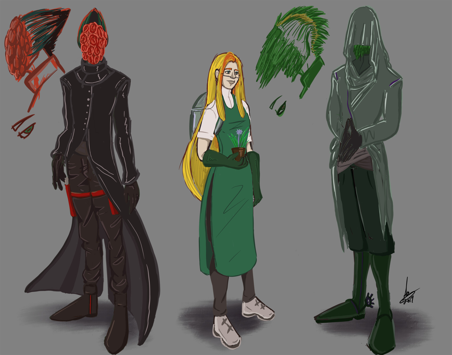 ArtStation - The Rose Killer Project - Rough & Concept